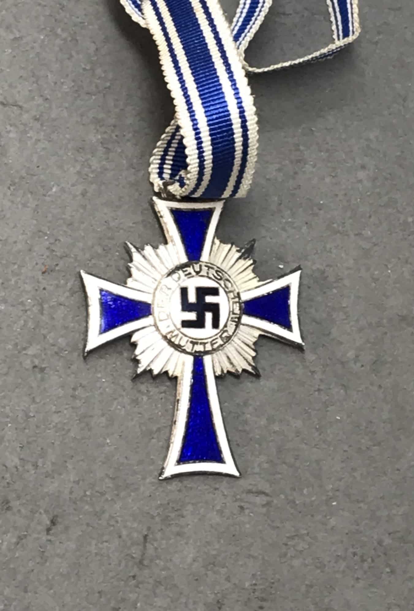 Silver WWII German Mother’s Cross - Authentic & Certified