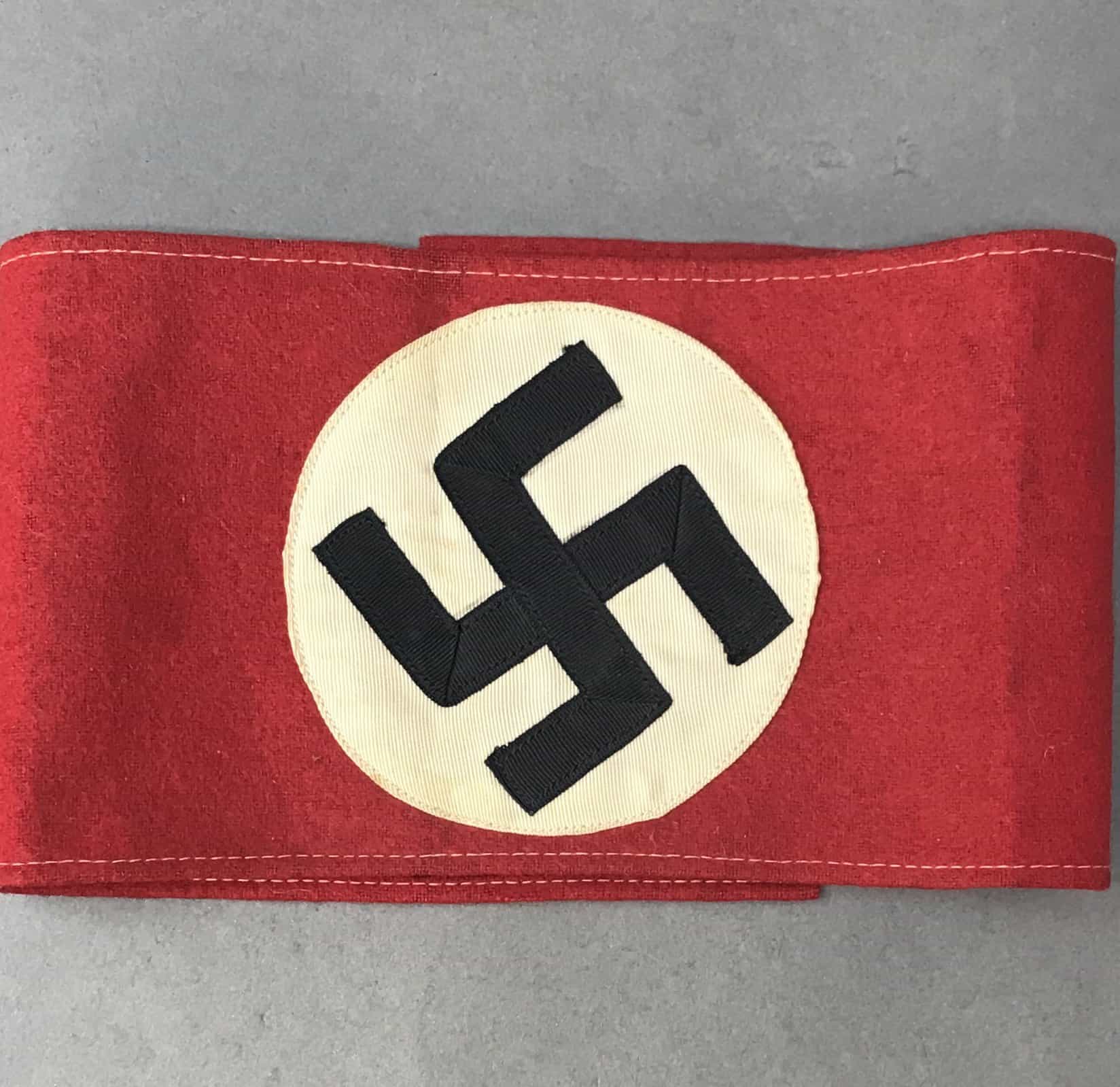 Rare WWII Deluxe Nazi Armband: Authentic Veteran Relic