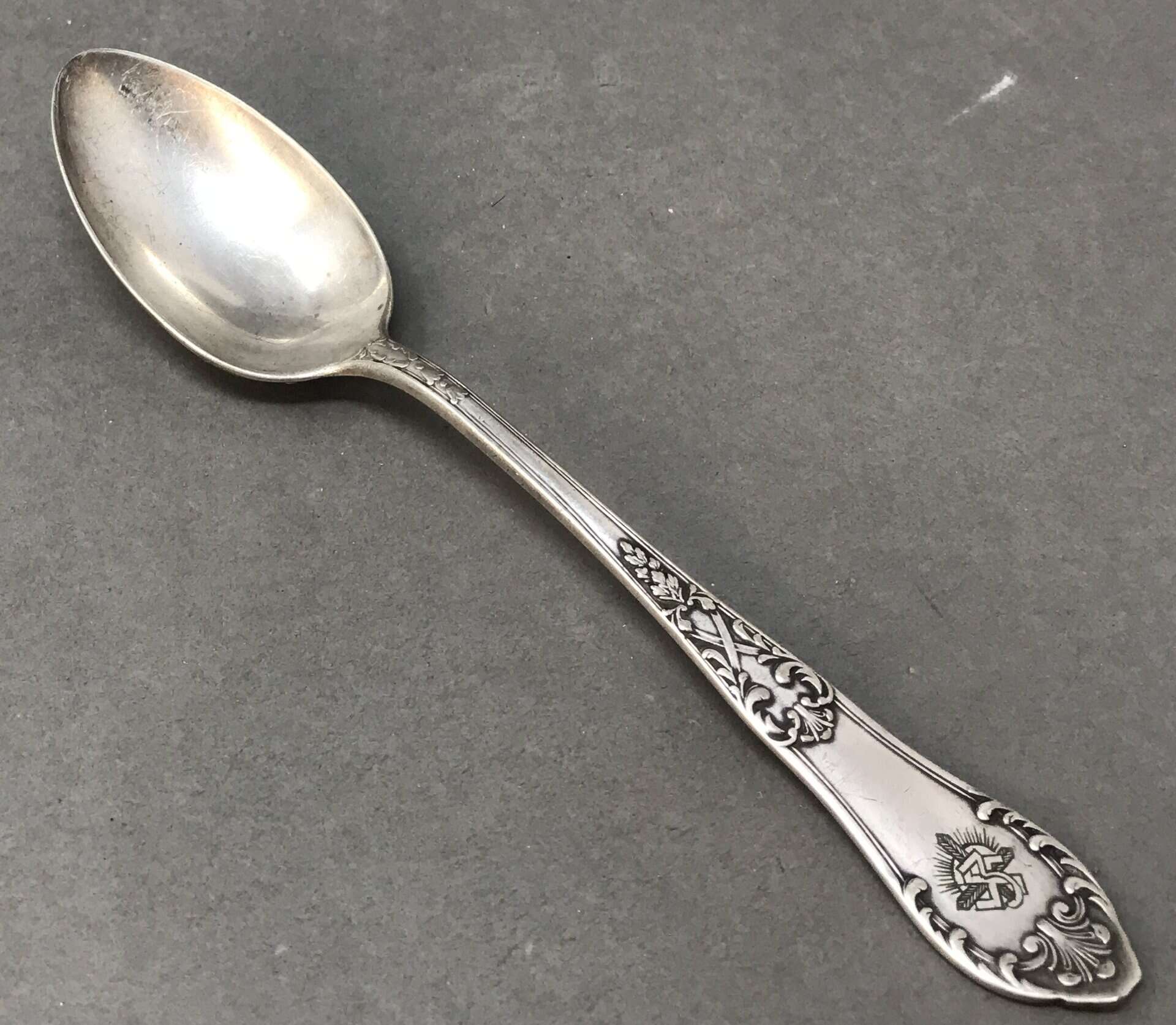 Rare WWII Nazi Silver Spoon with Museum COA - Authentic!
