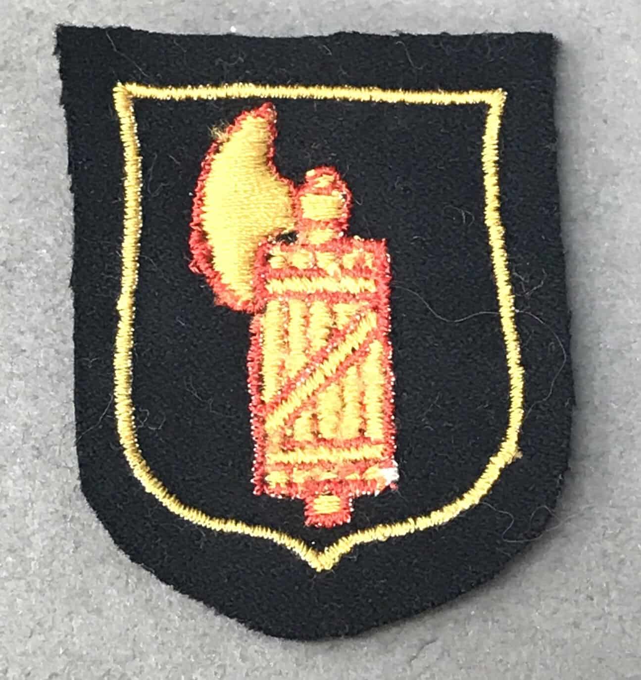 Museum Certified WWII Waffen-SS Italian Sleeve Shield