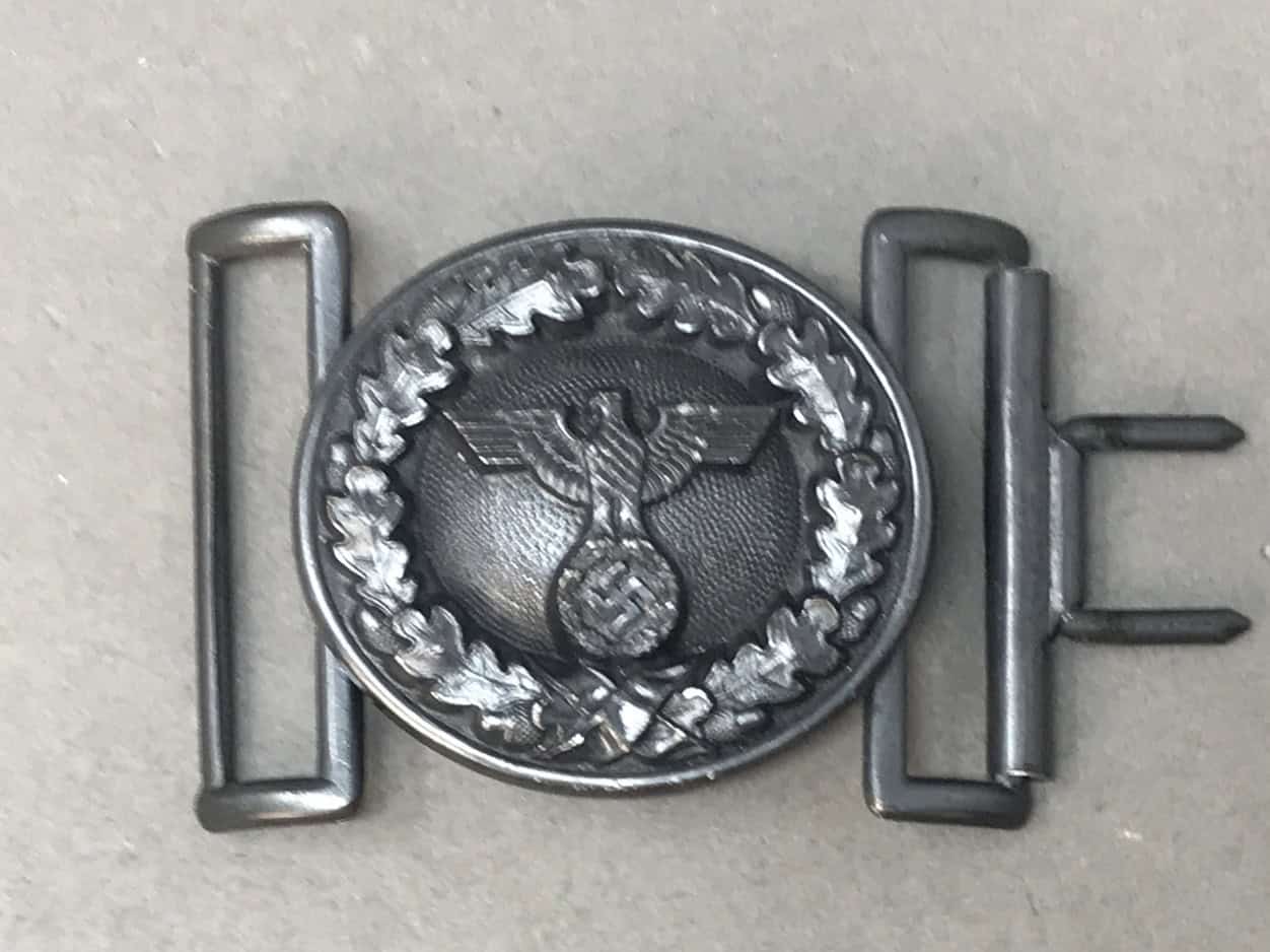 Rare Nazi Forestry Belt Buckle - Authentic & Certified