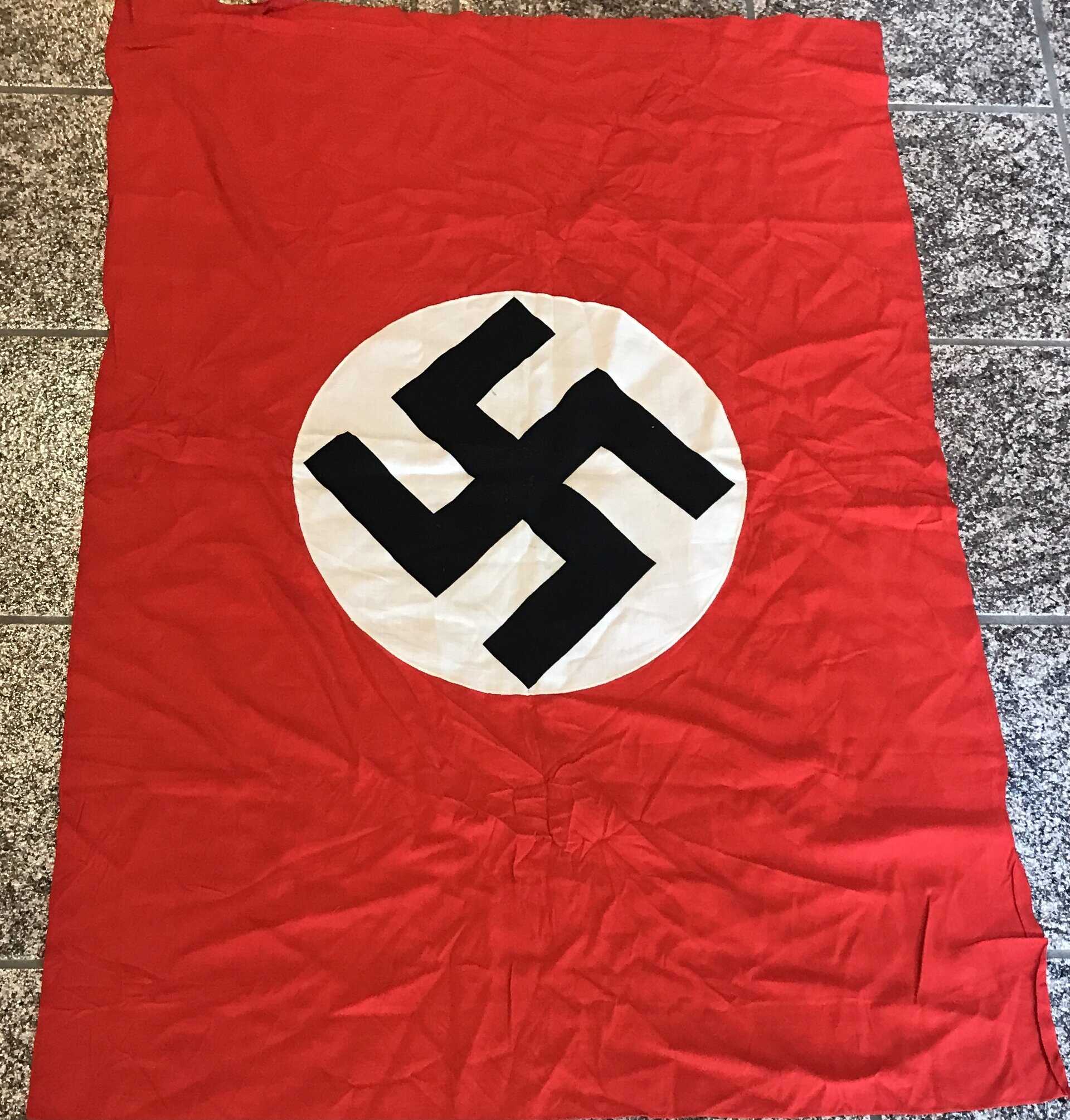 Rare WWII Nazi Party Flag with COA | Gettysburg Museum