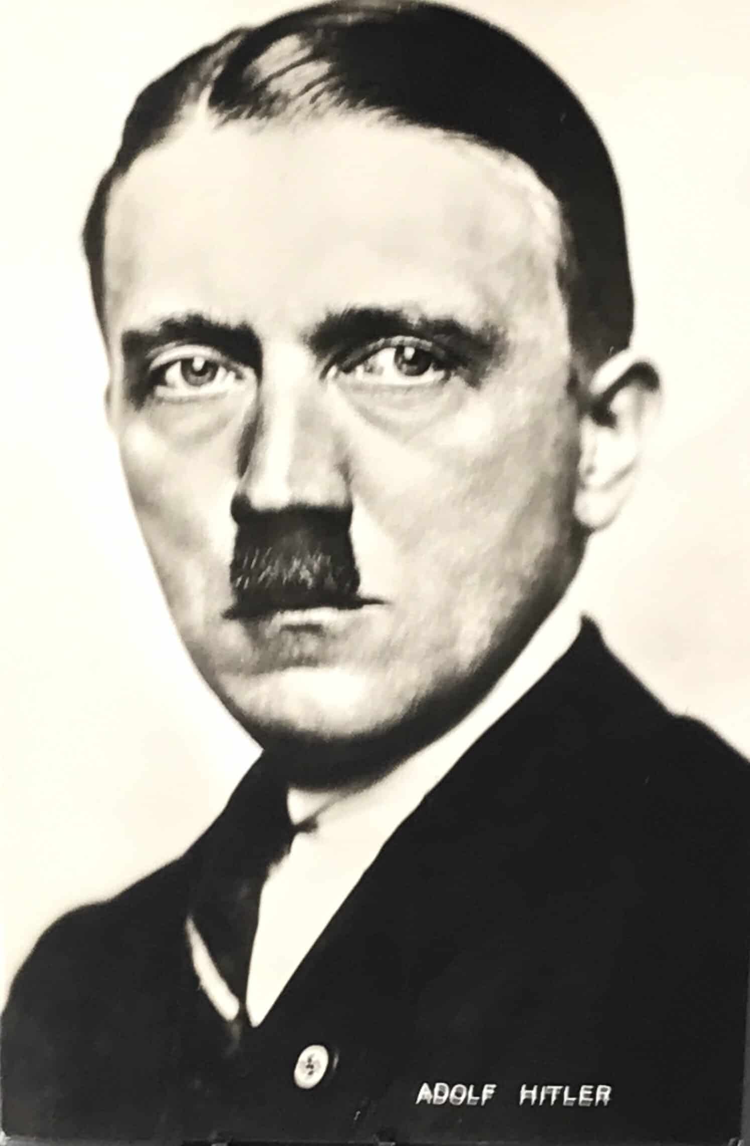 Rare 1930s Adolf Hitler Postcard - Certified & Authentic