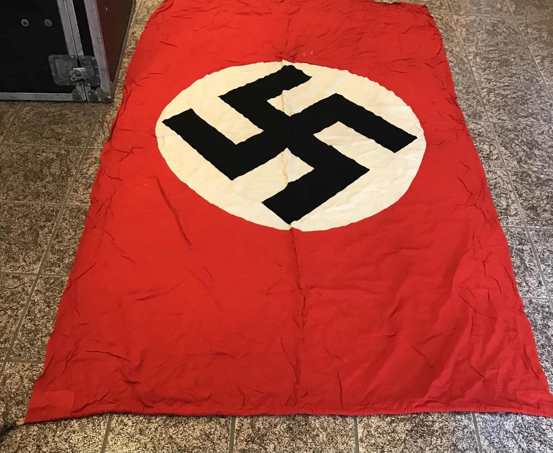 Rare WWII Nazi Flag with Museum Certification - $529