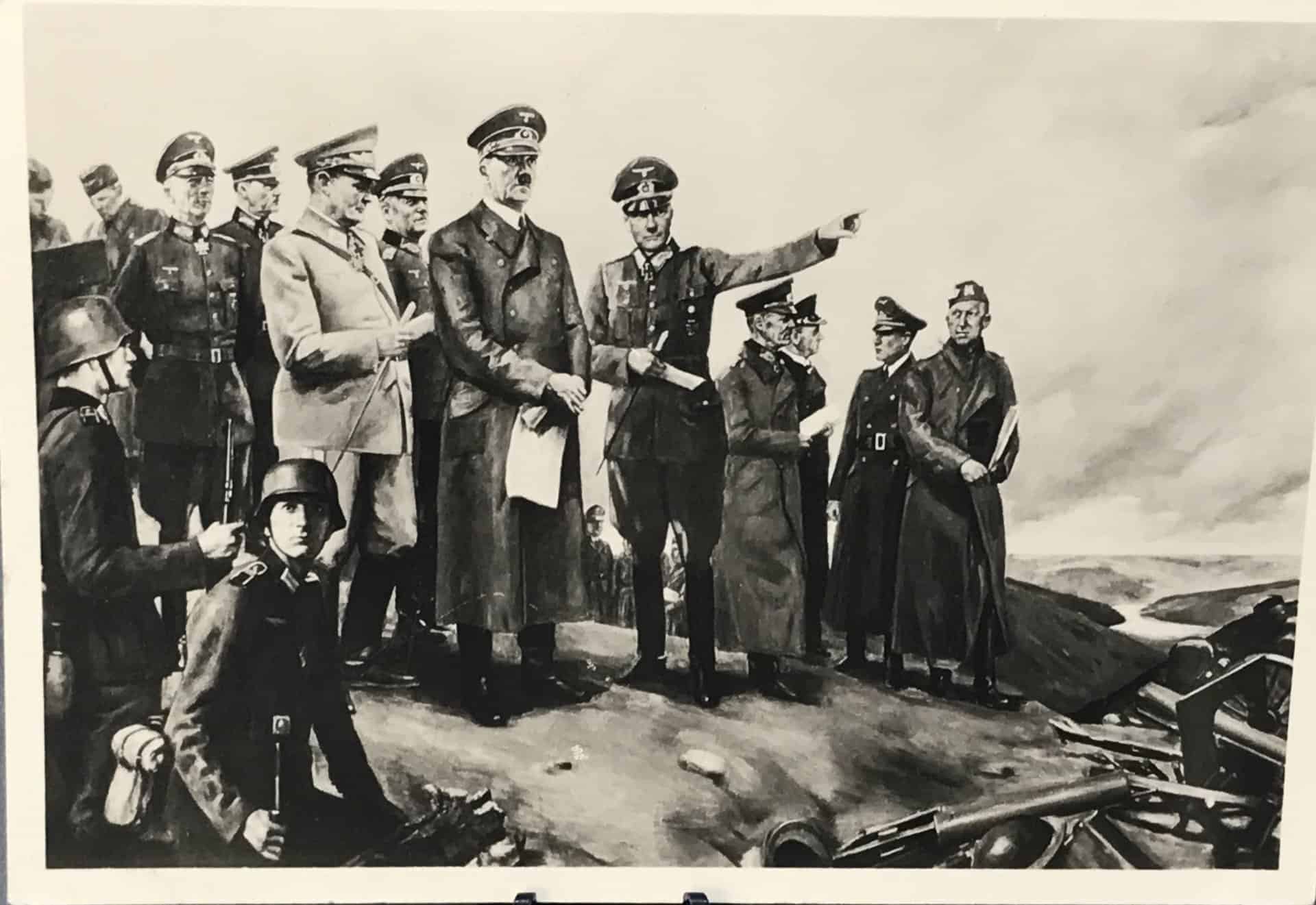 Rare Certified 1930s Adolf Hitler Postcard for Collectors
