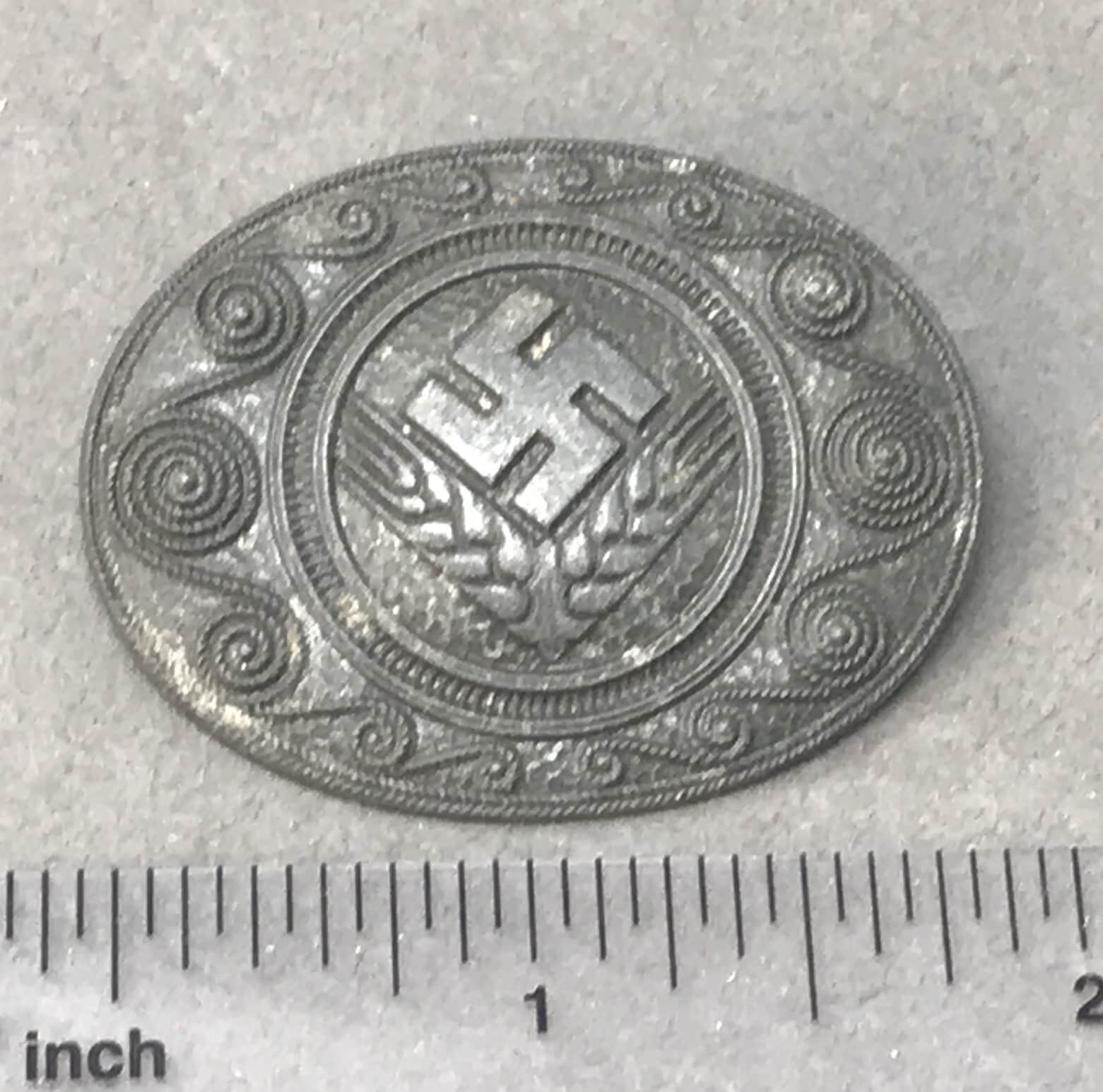 Rare WWII German Female RADwJ Brooch - Certified Relic