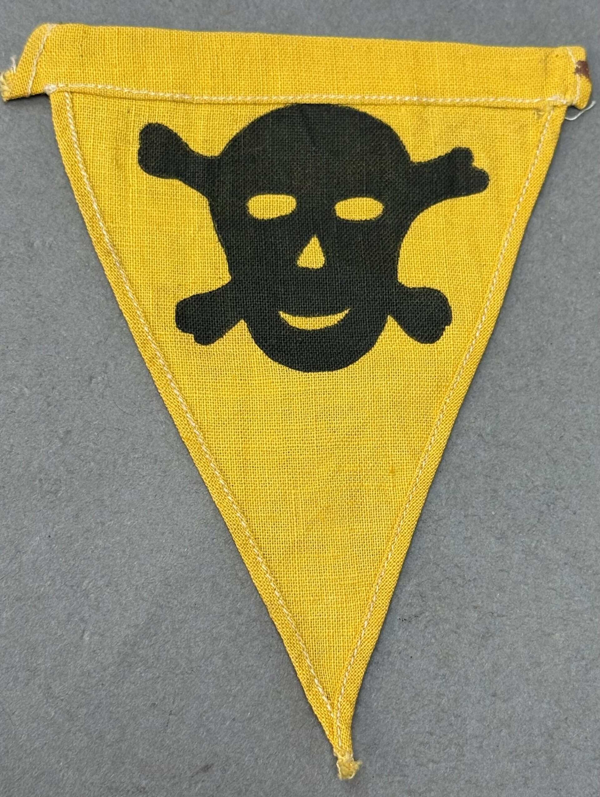 Authentic WWII German Flag Minefield | Museum COA Certified