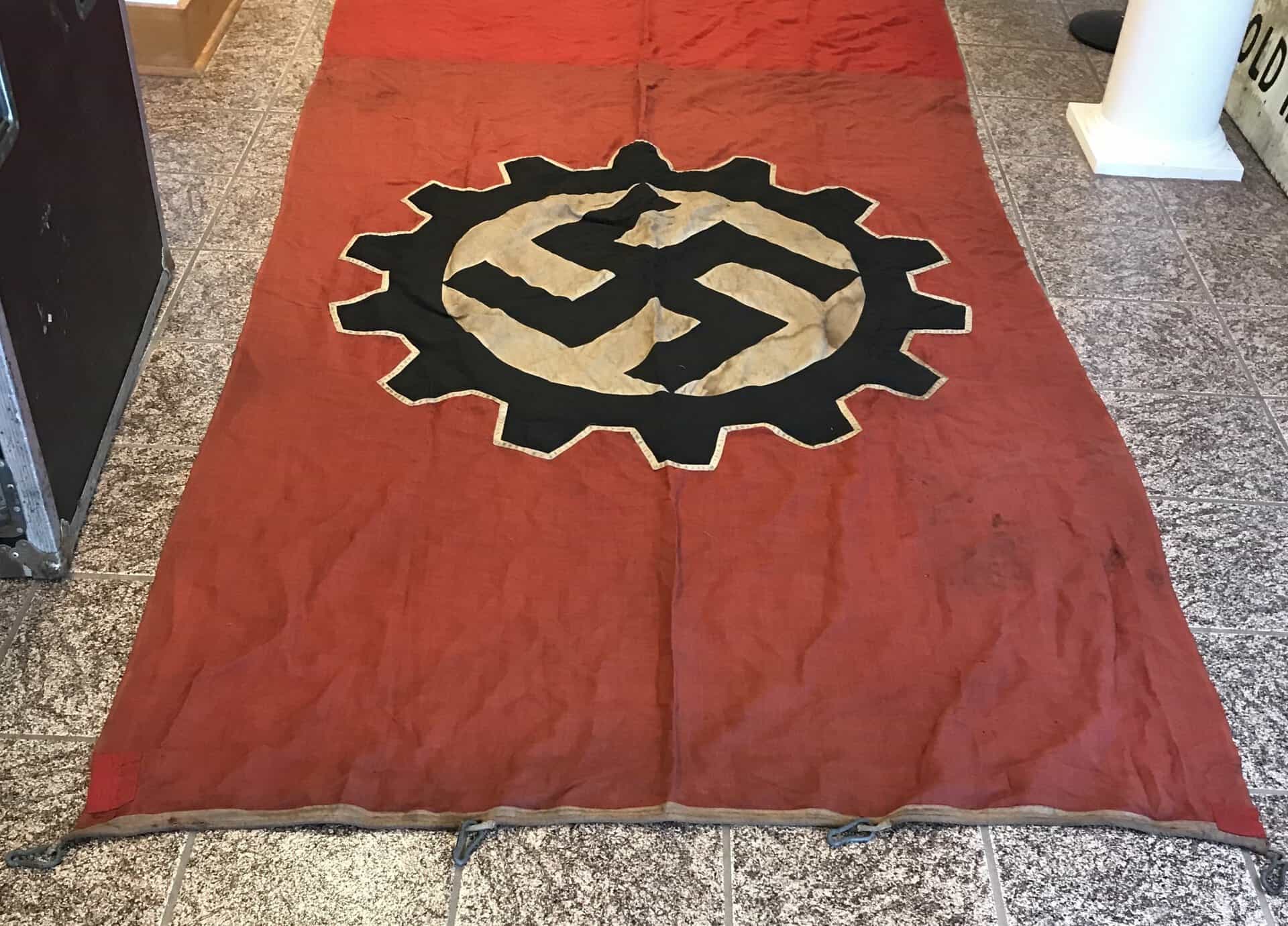 Rare German NSDAP DAF Flag: Historic Relic for Sale
