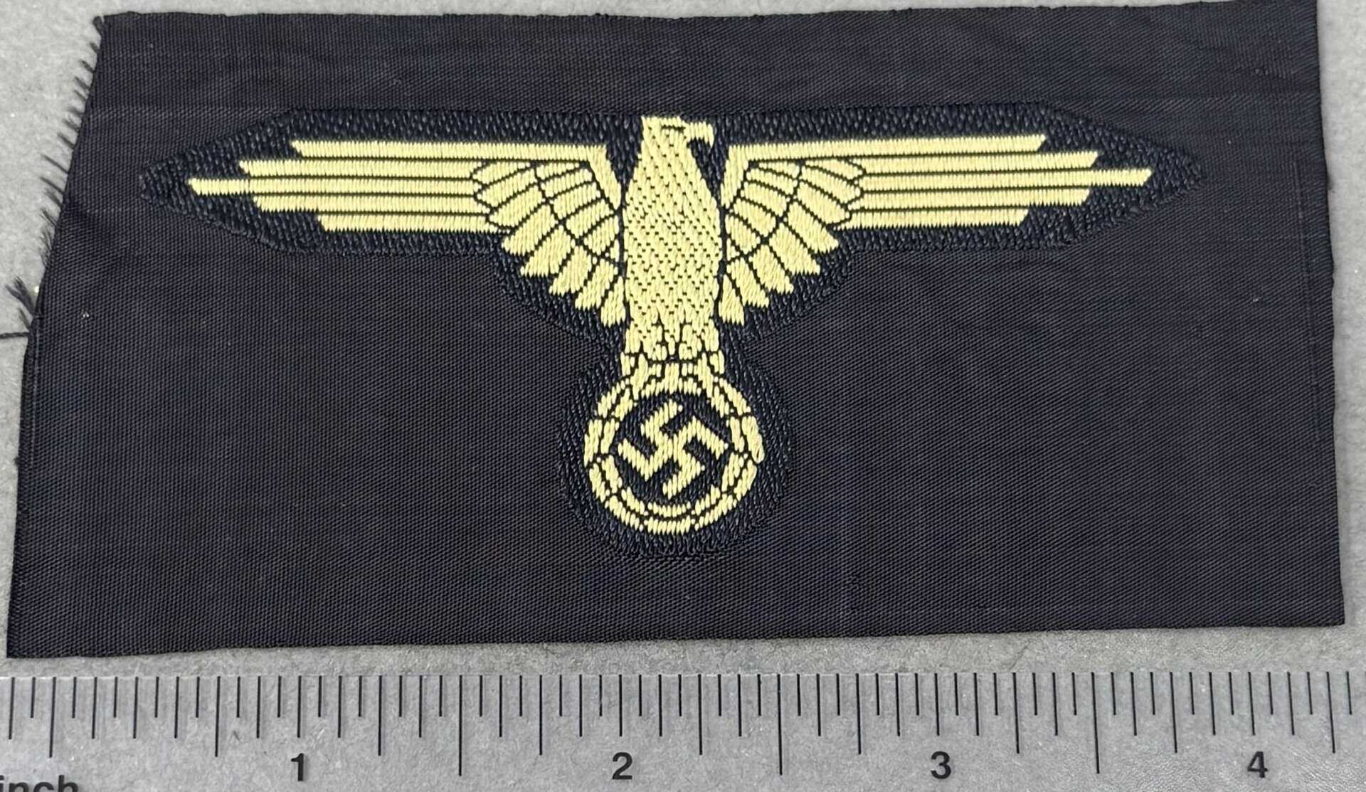 Rare Authentic WWII German Waffen SS Sleeve Eagle Sale