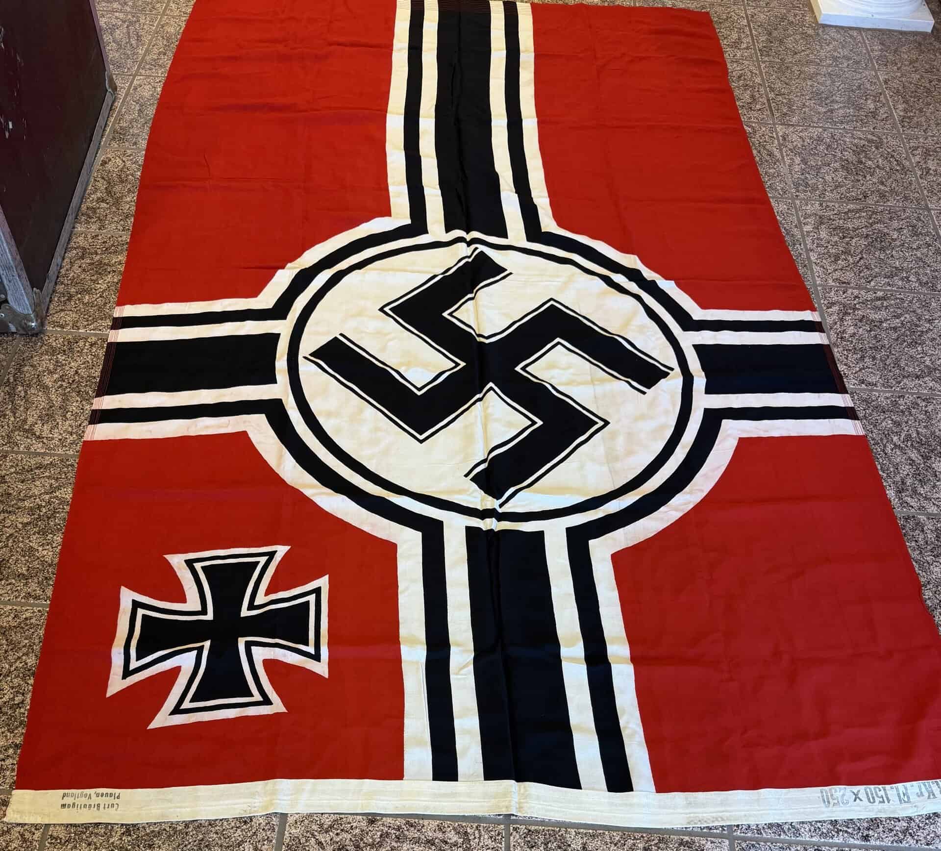Rare WWII German War Flag: Authentic History Relic
