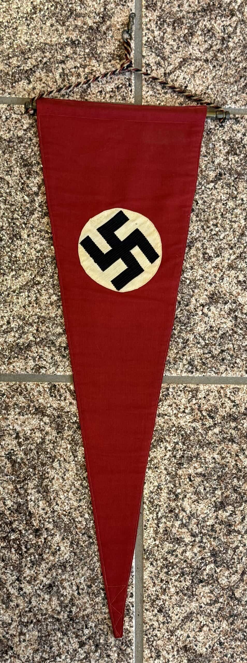 Rare Third Reich Era Flag: Authenticated WWII Relic