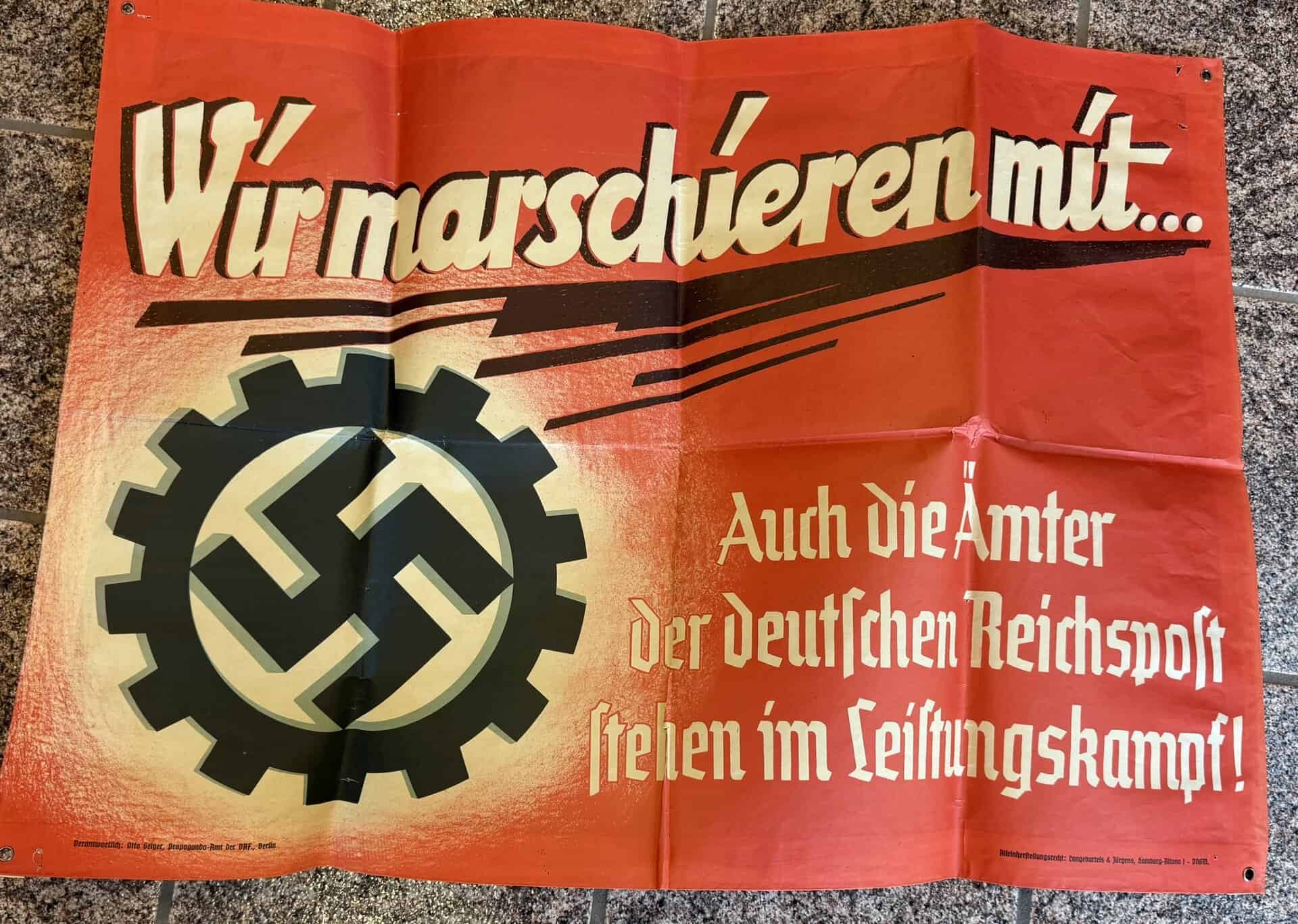 Rare WWII Third Reich Poster – Certified and Collectible