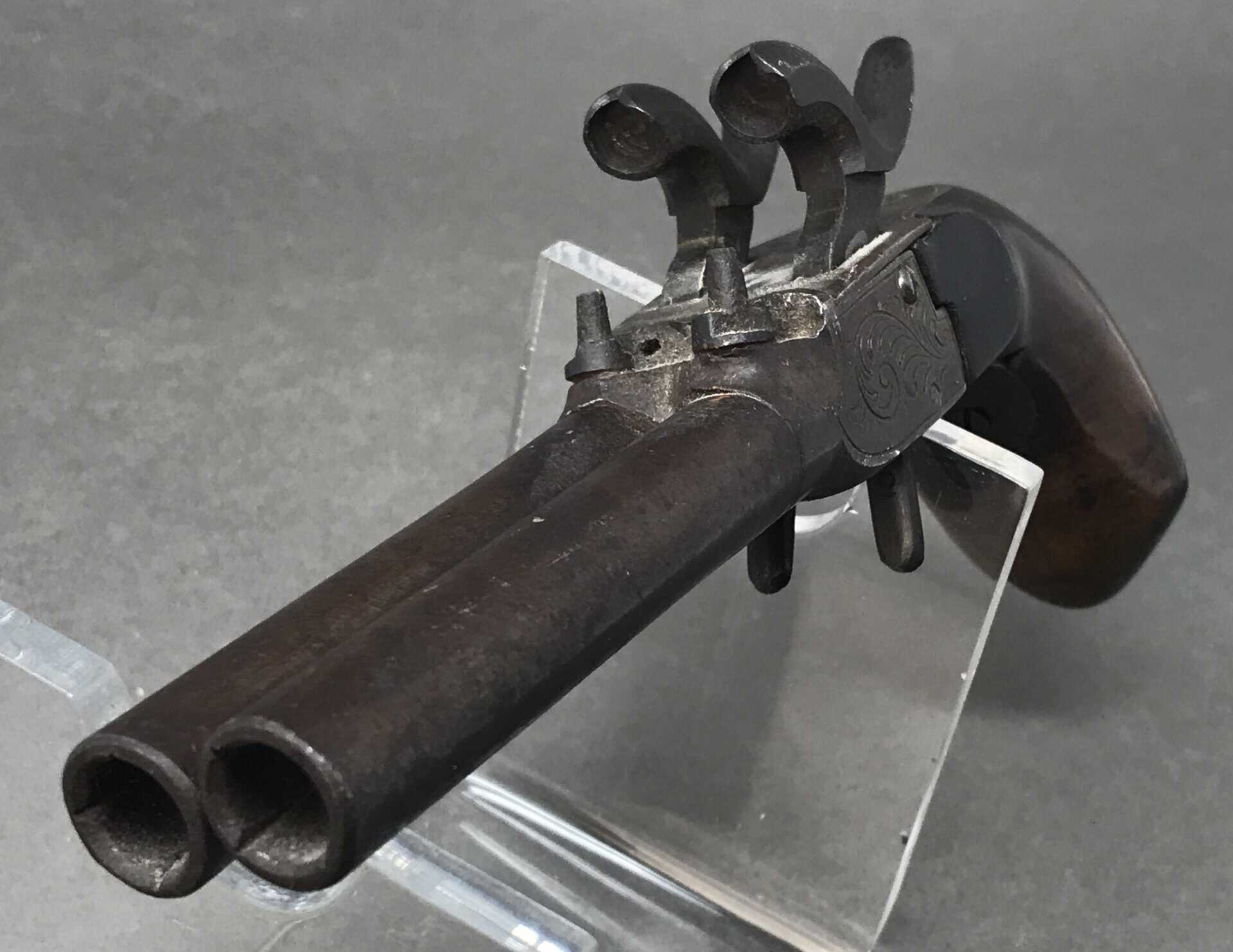 Civil War “Hand Cannon” – Double Barrel, COA Included