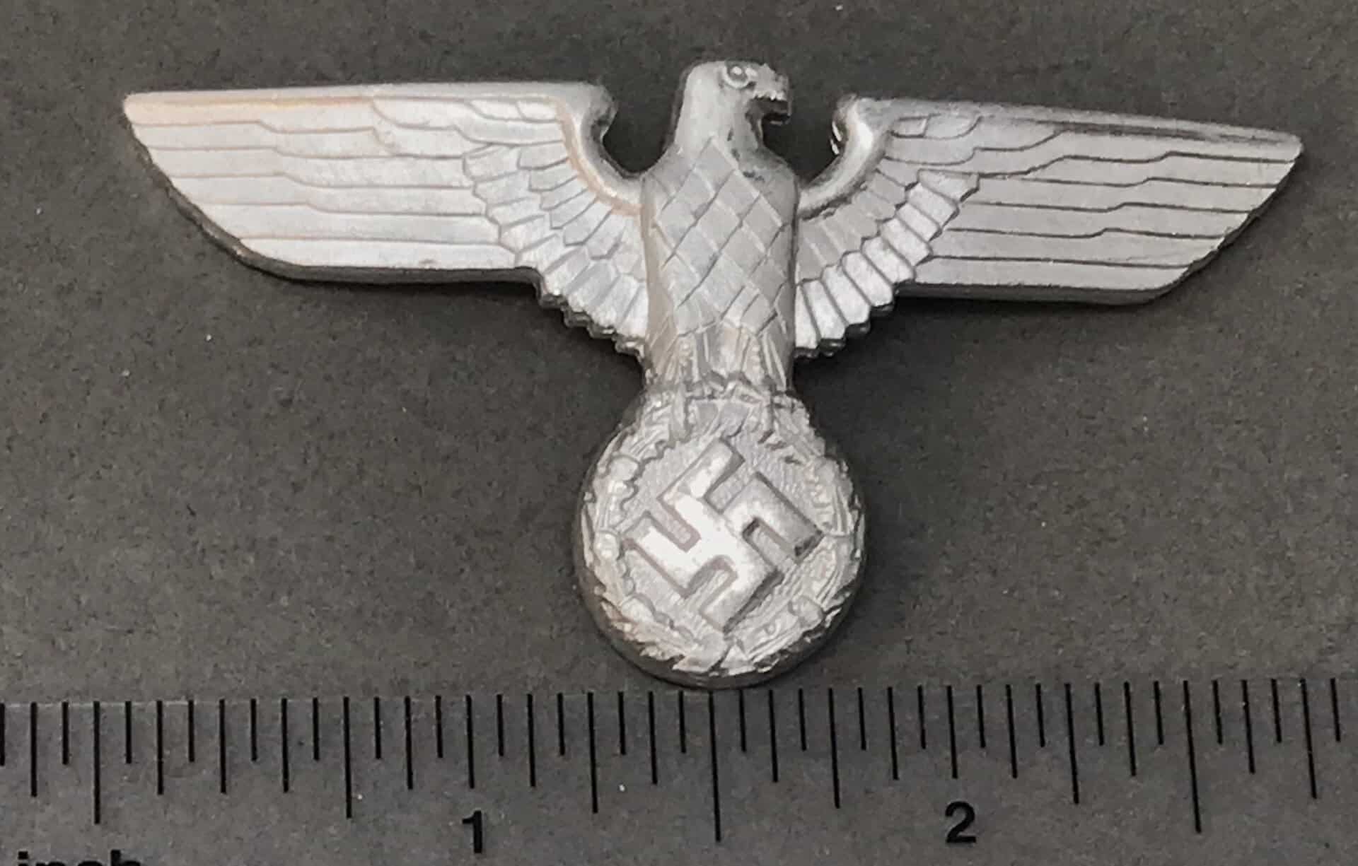 Original 1939 NSDAP SA Cap Eagle – Vet Bring-Back, Certified