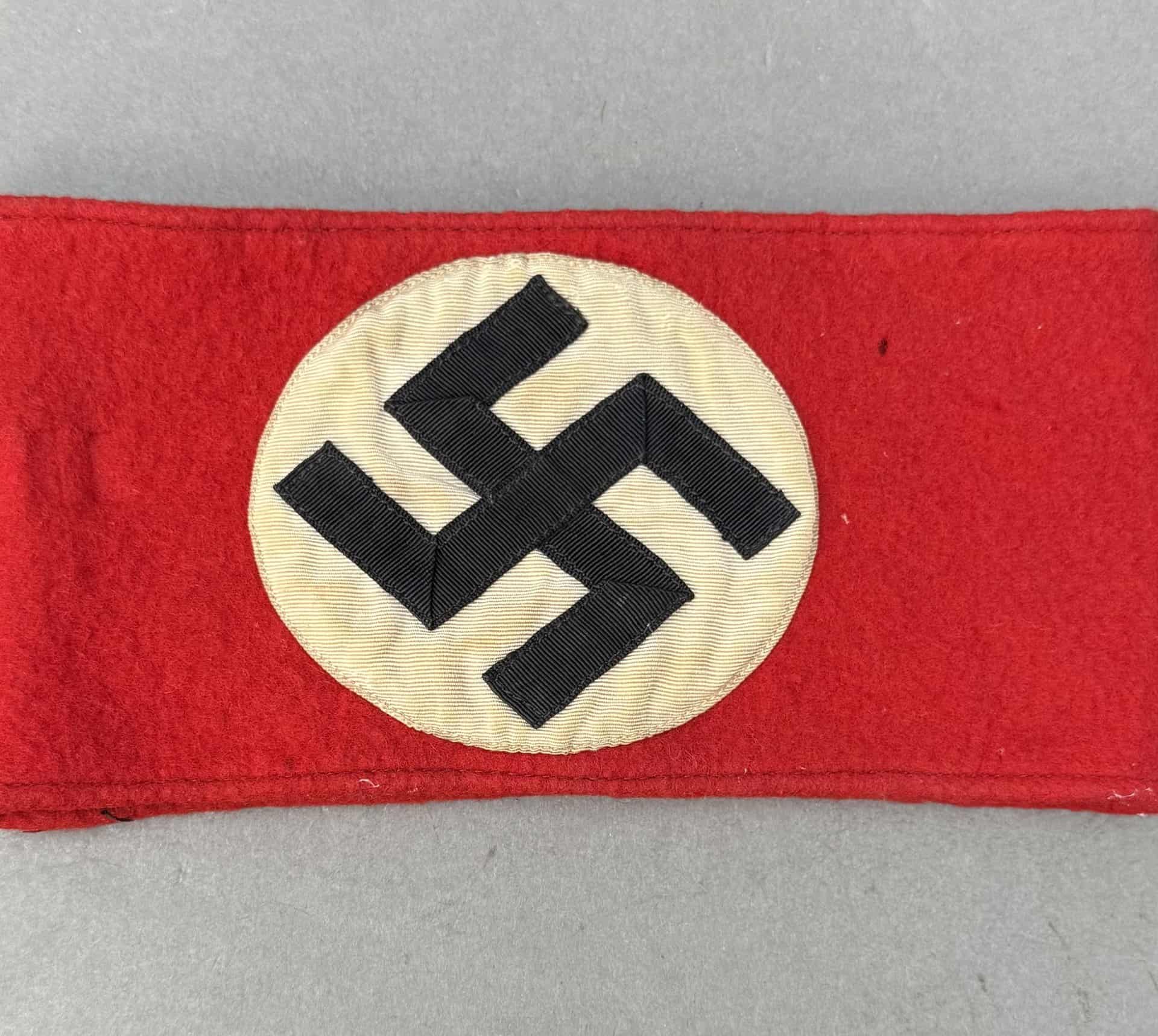 WWII Nazi Multi-Piece Wool Armband | Gettysburg Museum