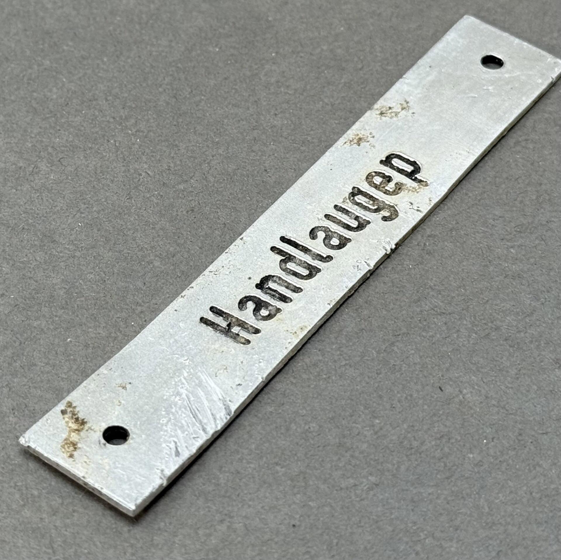 Rare WWII U-Boat Data Plate with Museum Certification