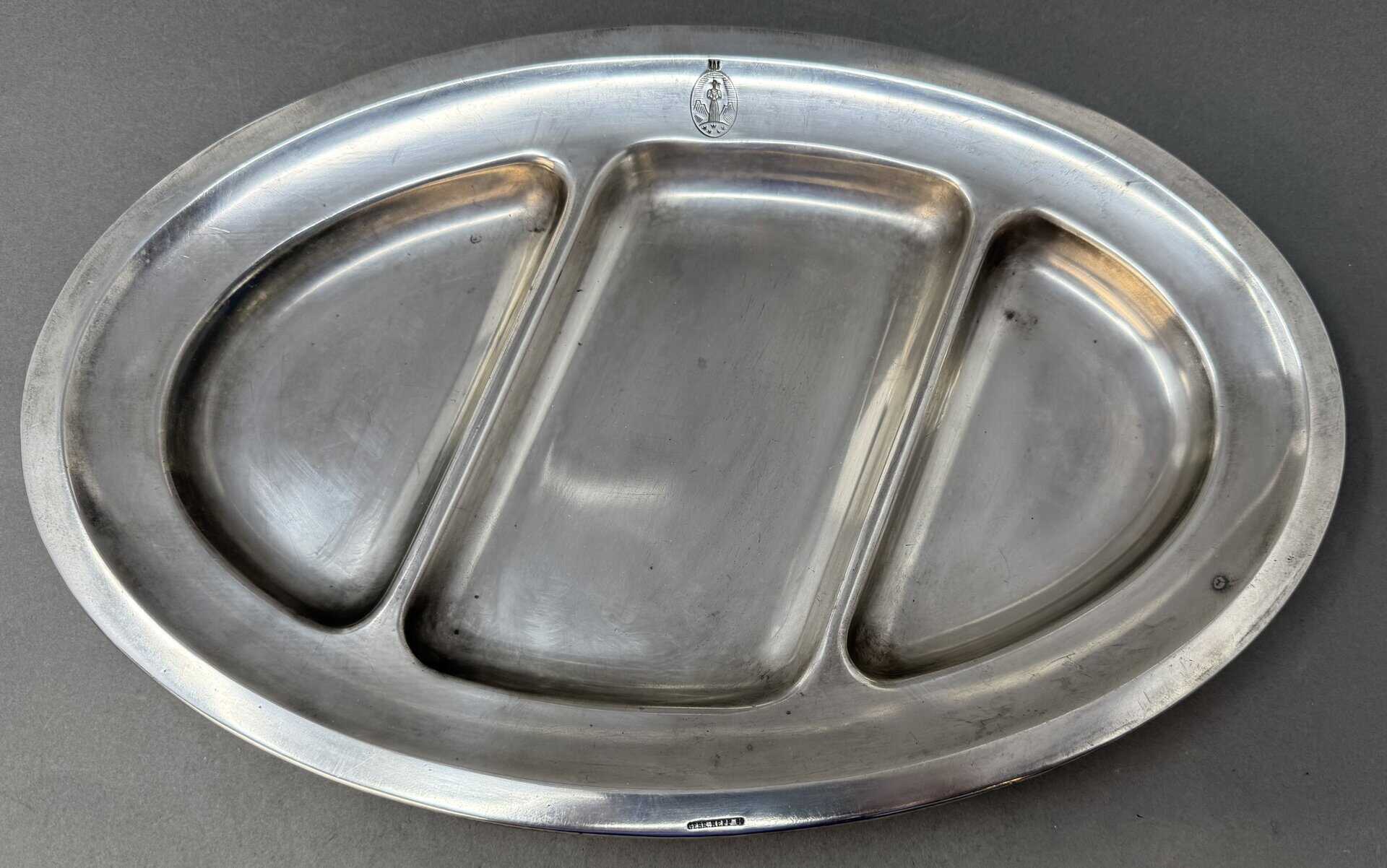 Rare WWII German Nazi Platterhof Silver Plate - $495