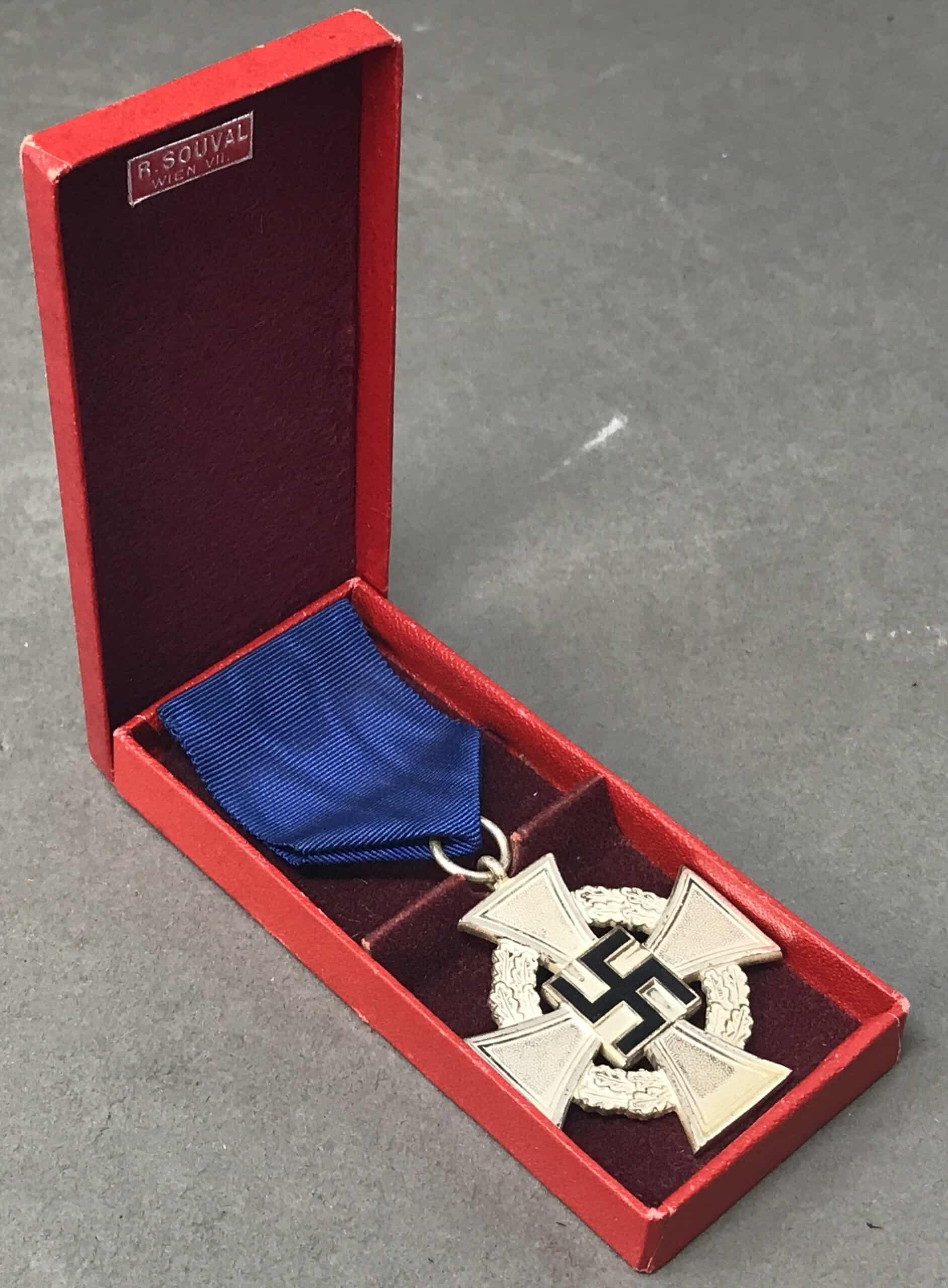 Rare WWII German Faithful Service Medal - Authentic!