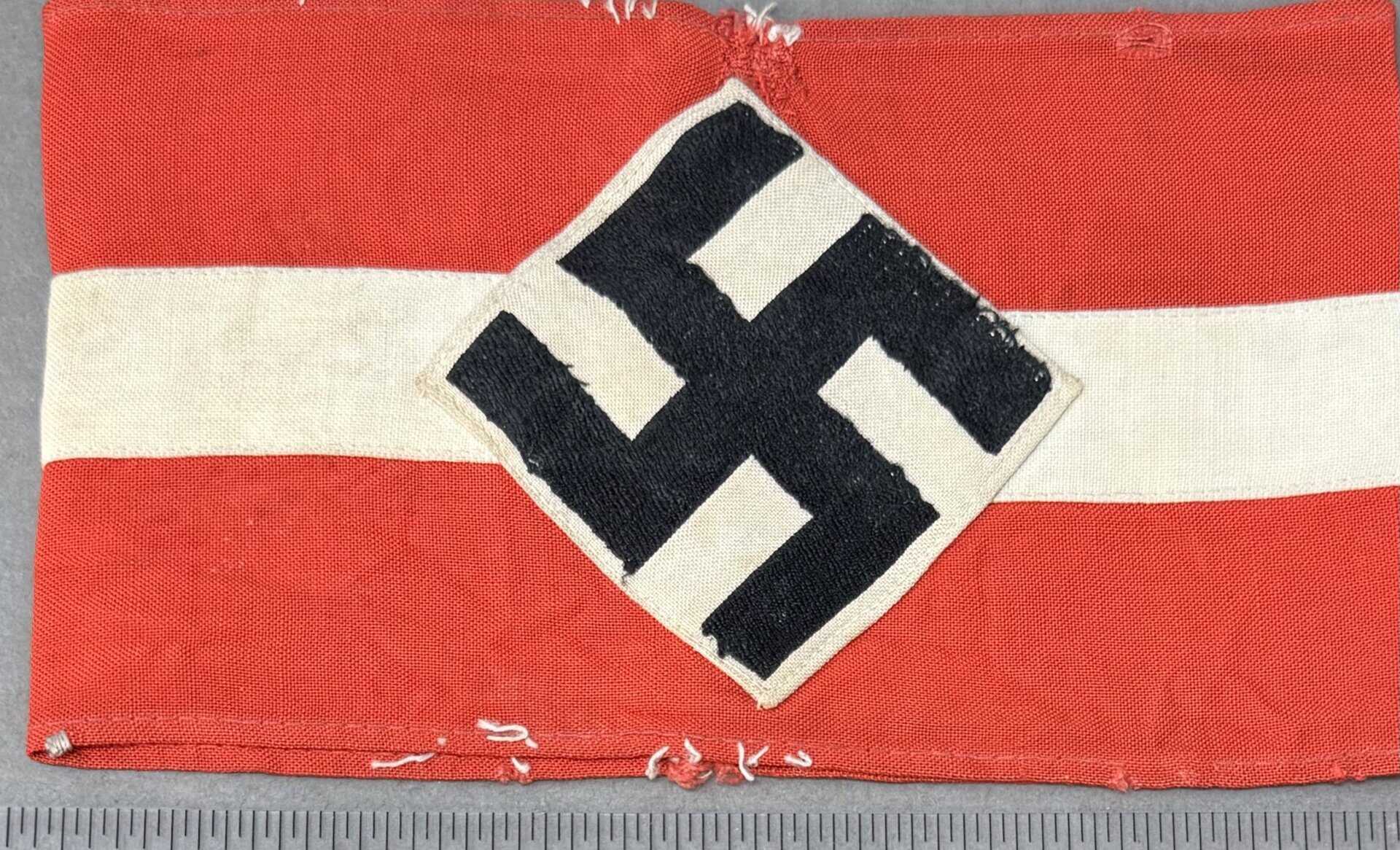 Original Third Reich Hitler Youth Armband - COA Certified