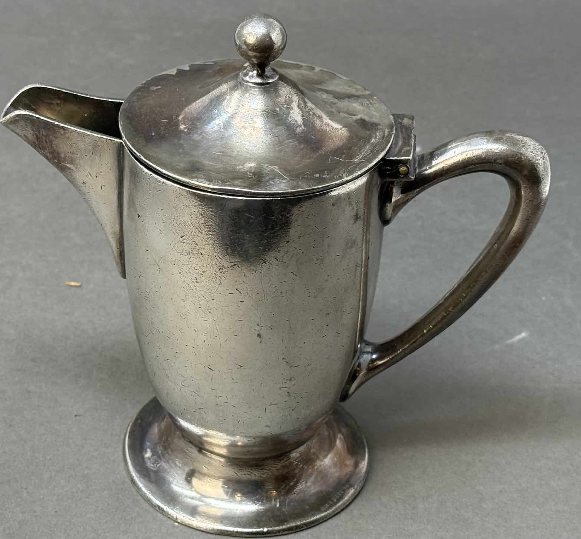 Rare WWII NSDAP Silver Teapot – Berchtesgaden, 101st HQ