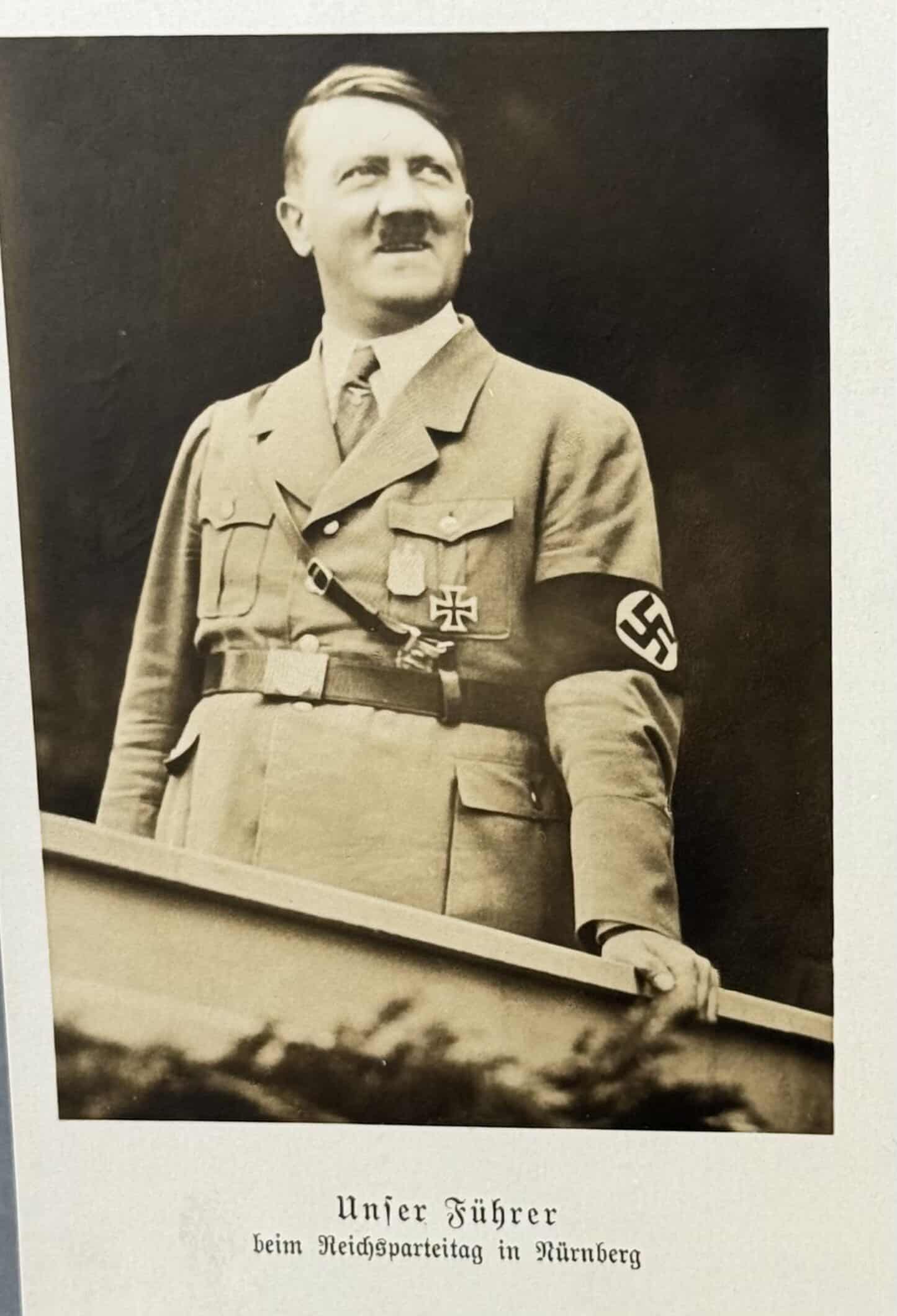 Rare 1930s Adolf Hitler Postcard | Gettysburg Museum COA