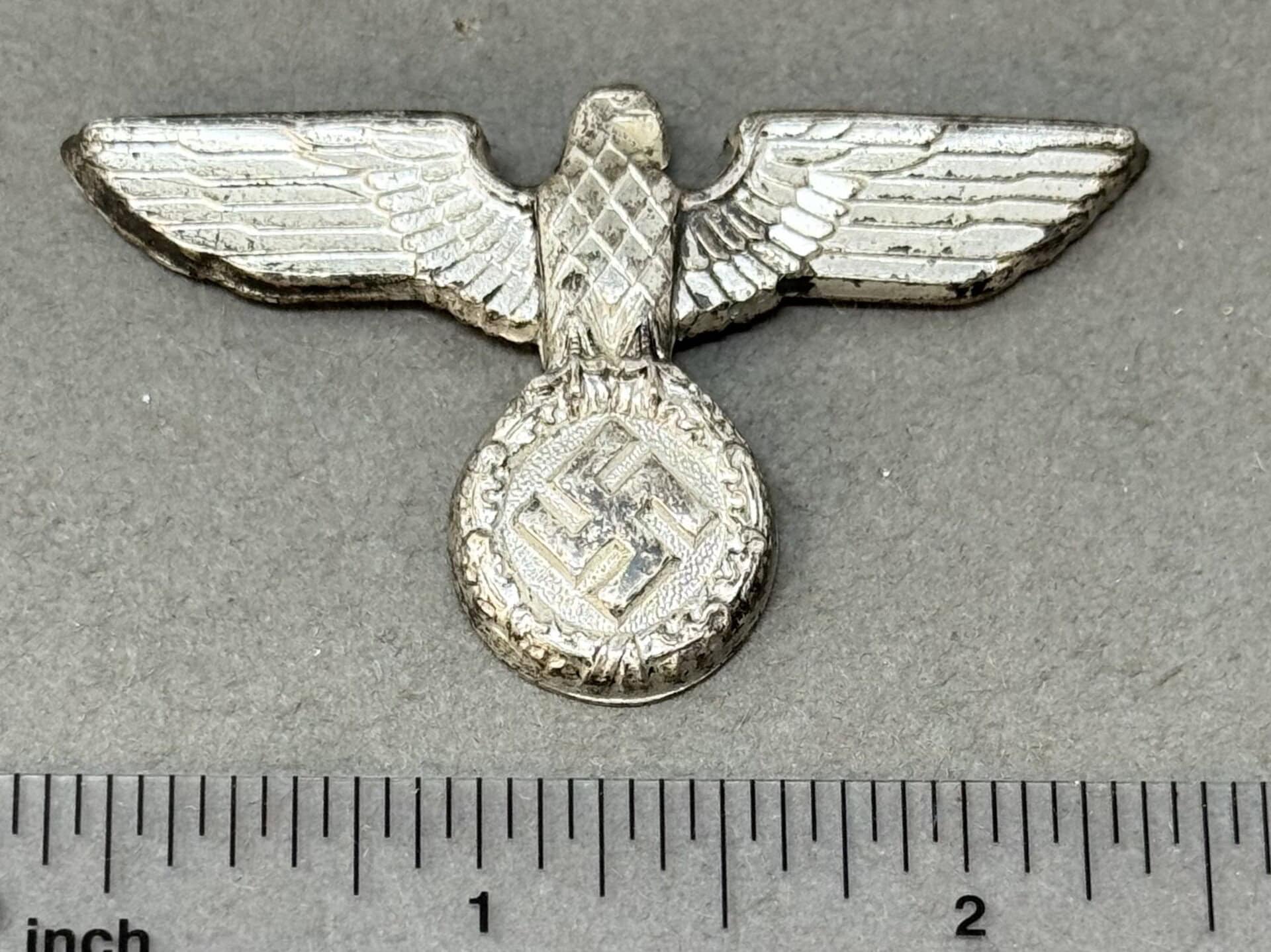 Original WWII German 1939 NSDAP SA Visor Cap Eagle – COA