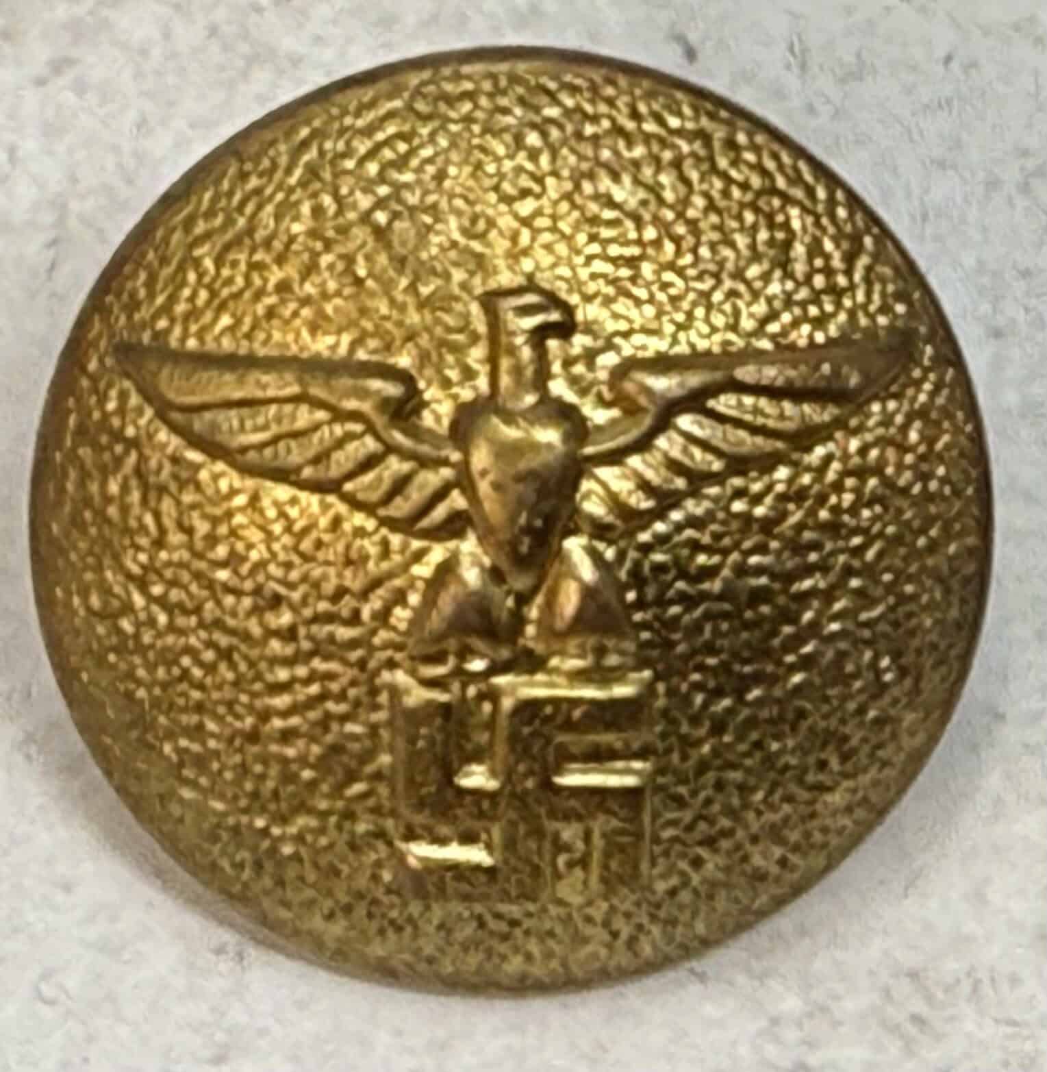 Gettysburg Museum Certified WWII NSDAP Button RZM M5/82