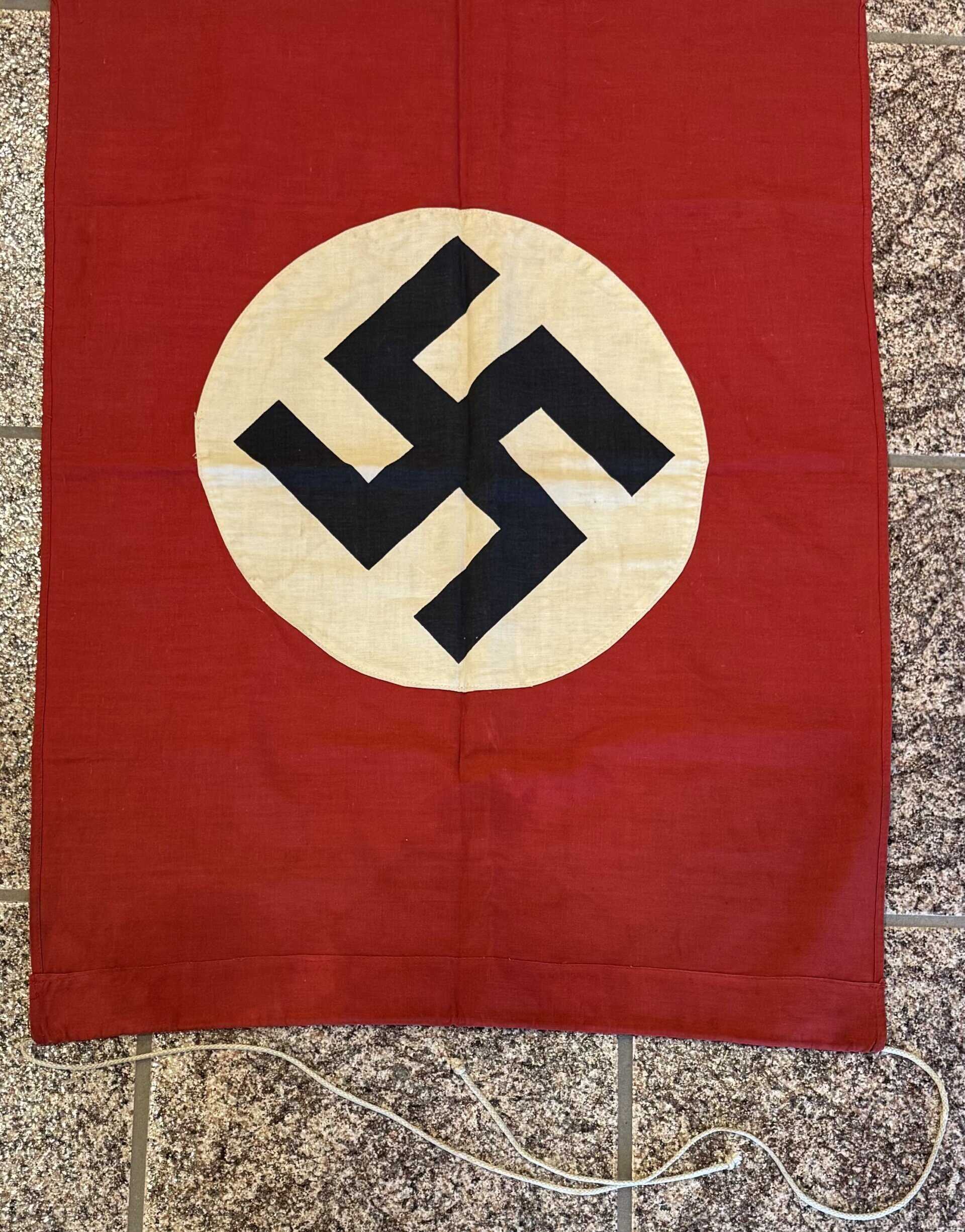 Rare WWII German Flag - Certified by Gettysburg Museum