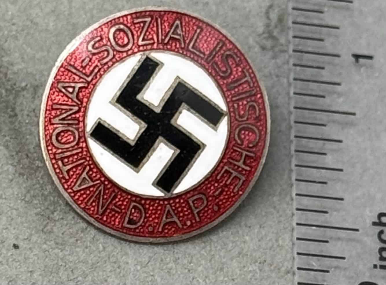Original NSDAP RZM Membership Badge – Museum Certified