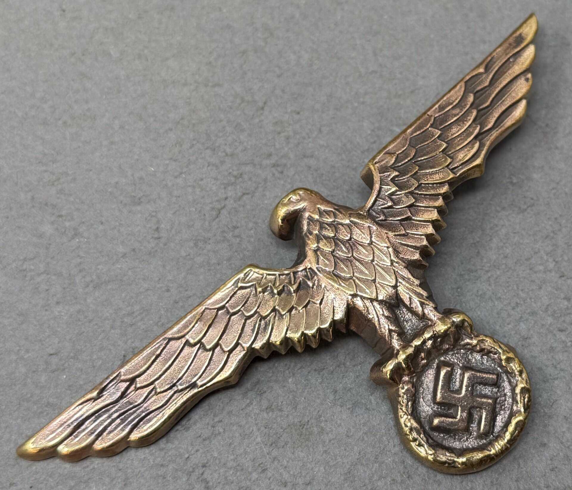 Very Rare WWII German Navy Pith Helmet Eagle – COA