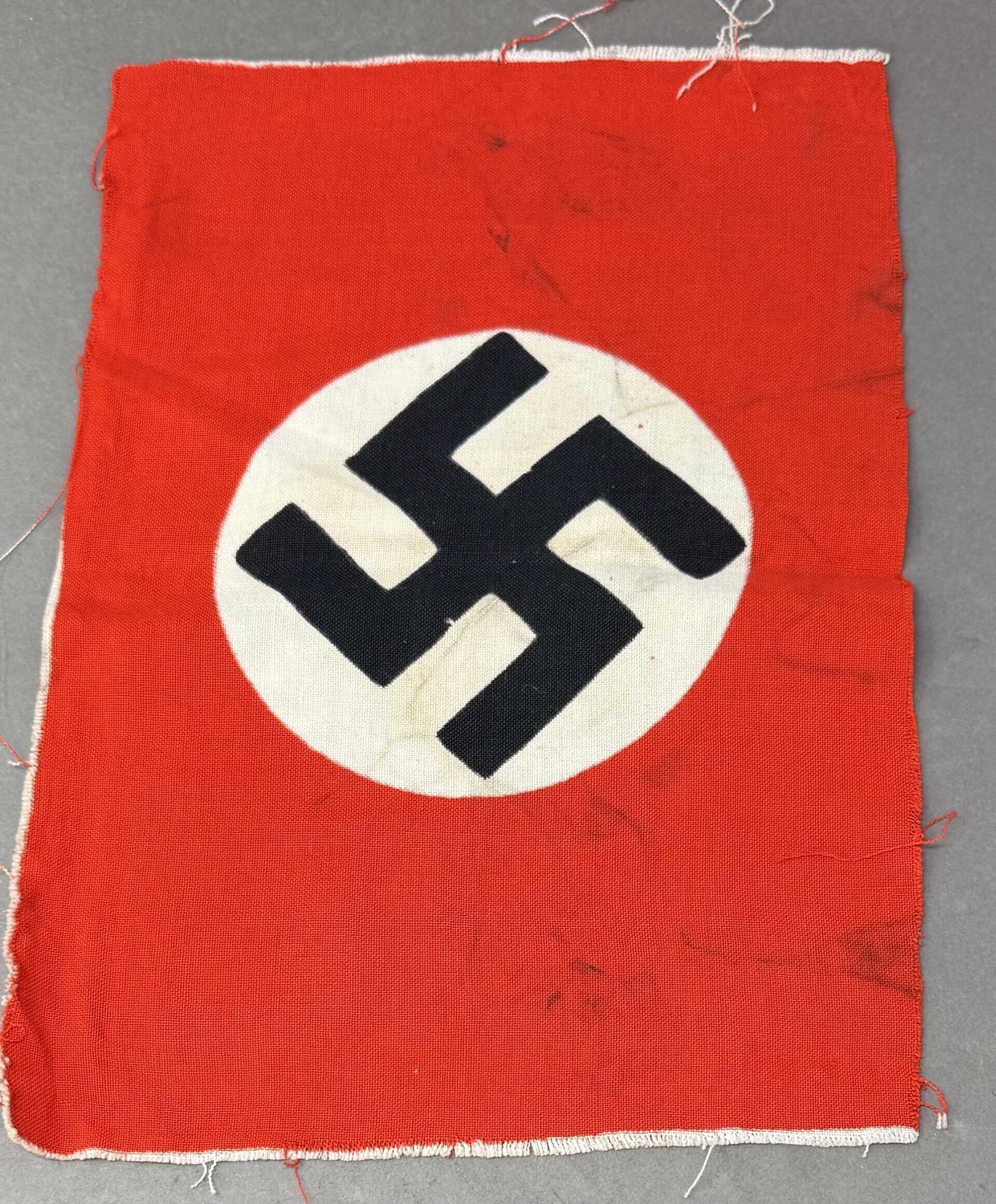 Original WWII Nazi Party Flag – Gettysburg Museum COA
