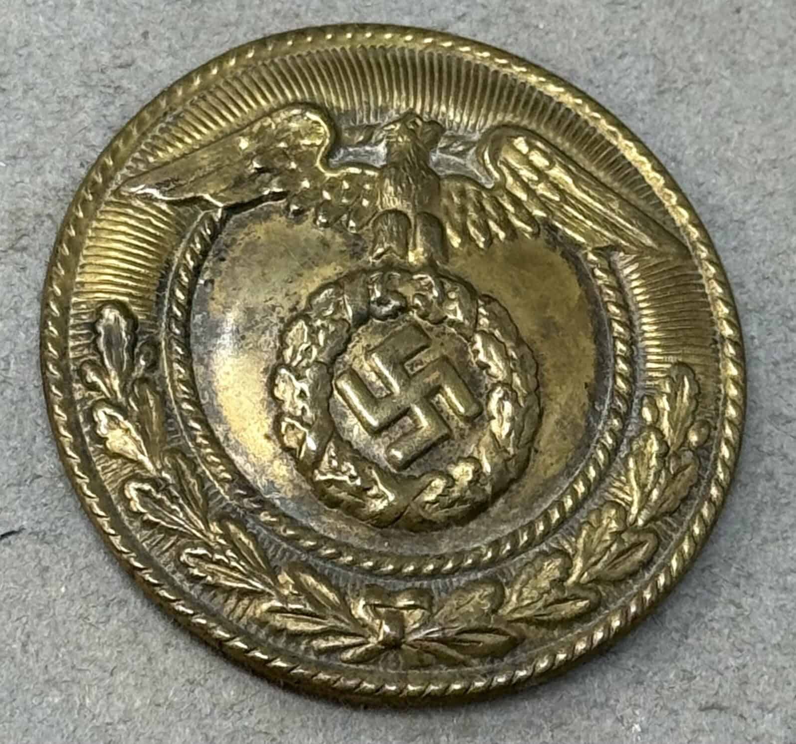 Original NSDAP SA Belt Buckle Pin – WWII Relic, COA