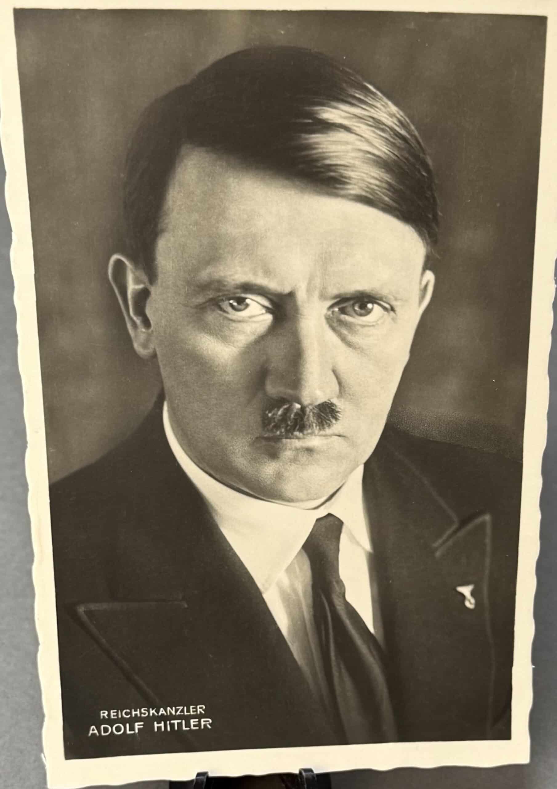 Rare Early 1933 Hoffman Hitler Photo Postcard – COA