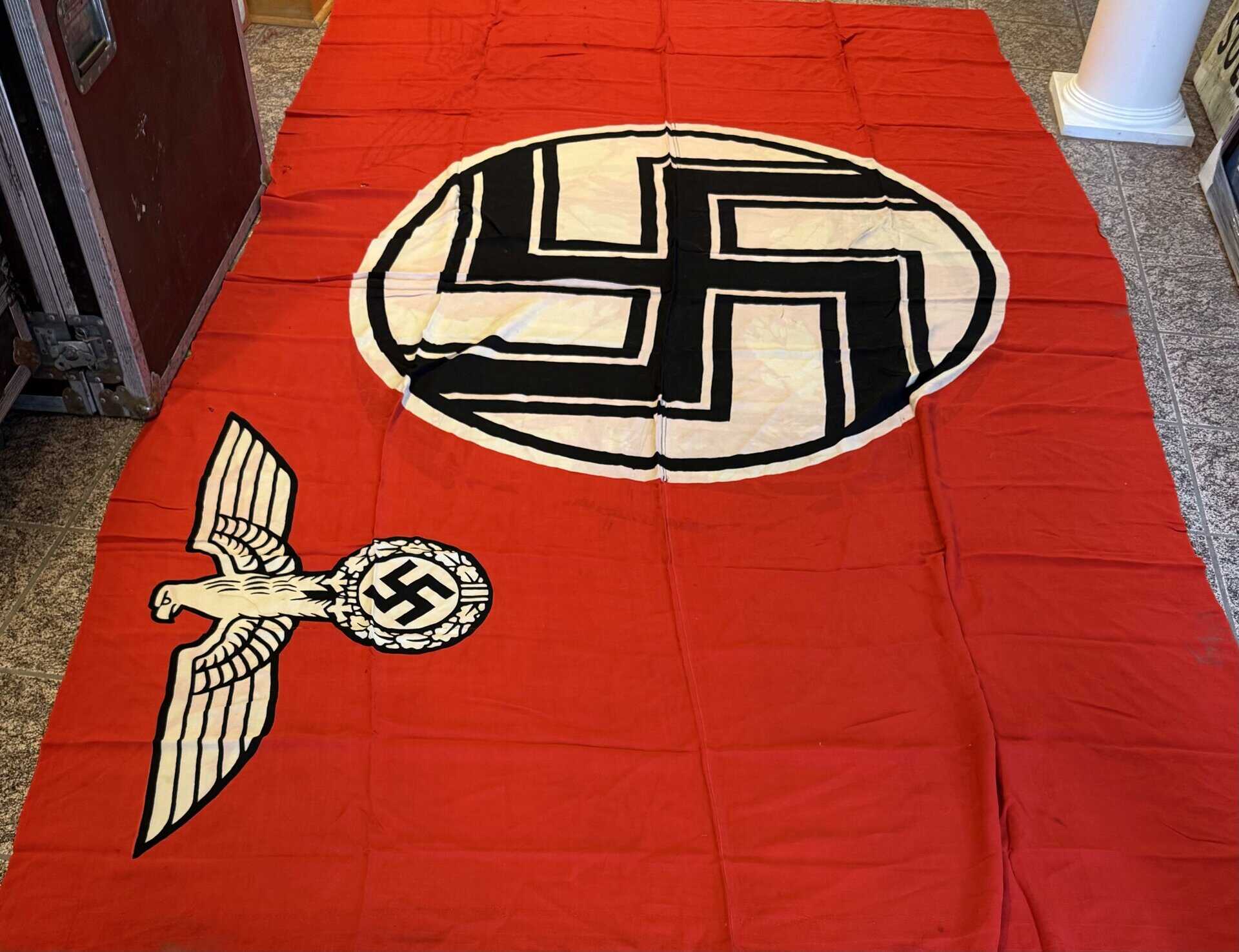 Rare Original WWII NSDAP State Service Flag – Vet Bring-Back