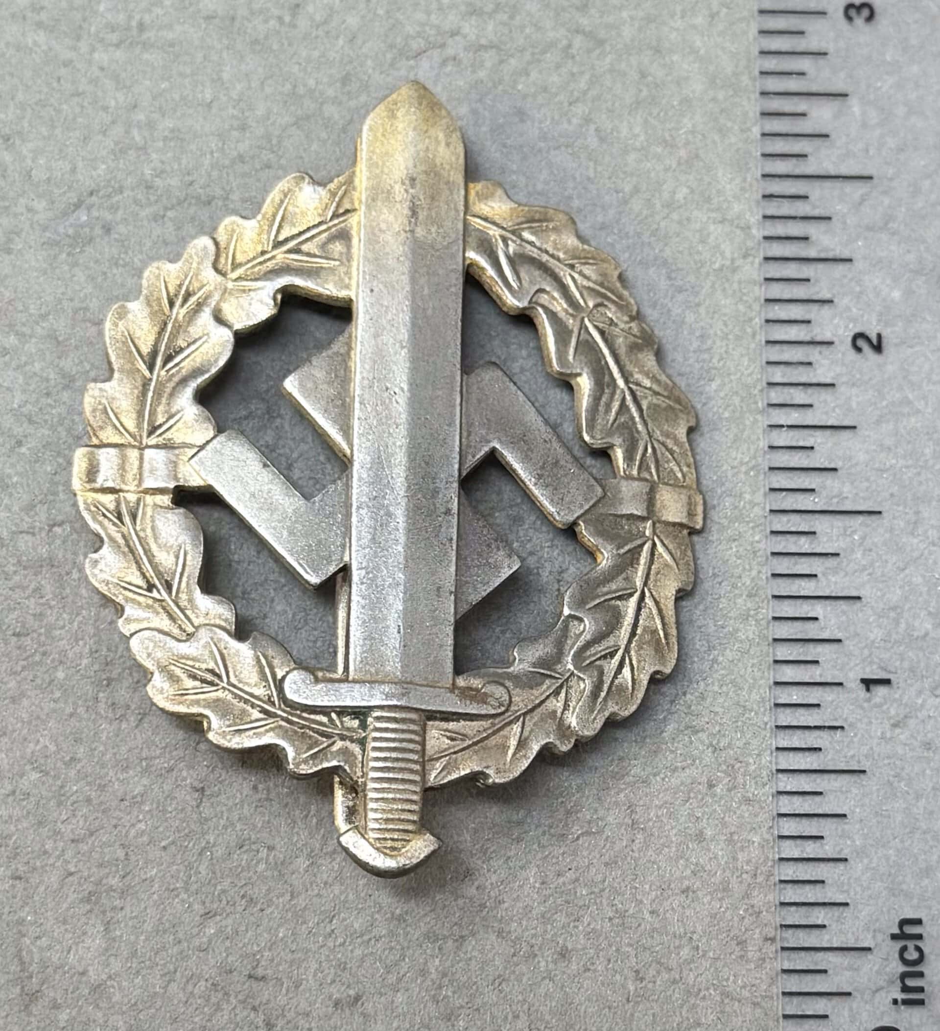 Original SA/SS Sports Badge Bronze – Gettysburg Museum COA