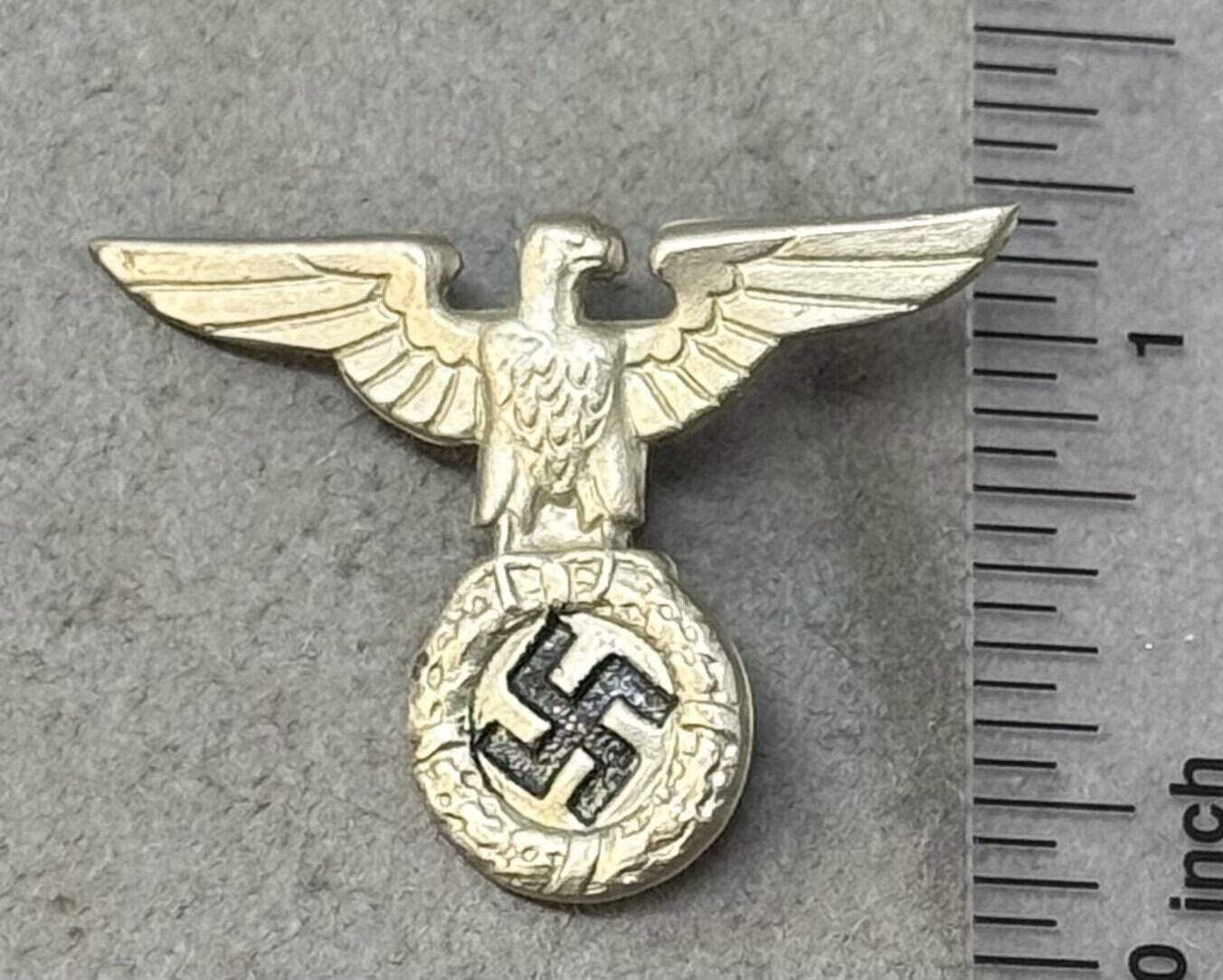 Gettysburg Museum Original 1934 NSDAP/SS Cap Eagle COA