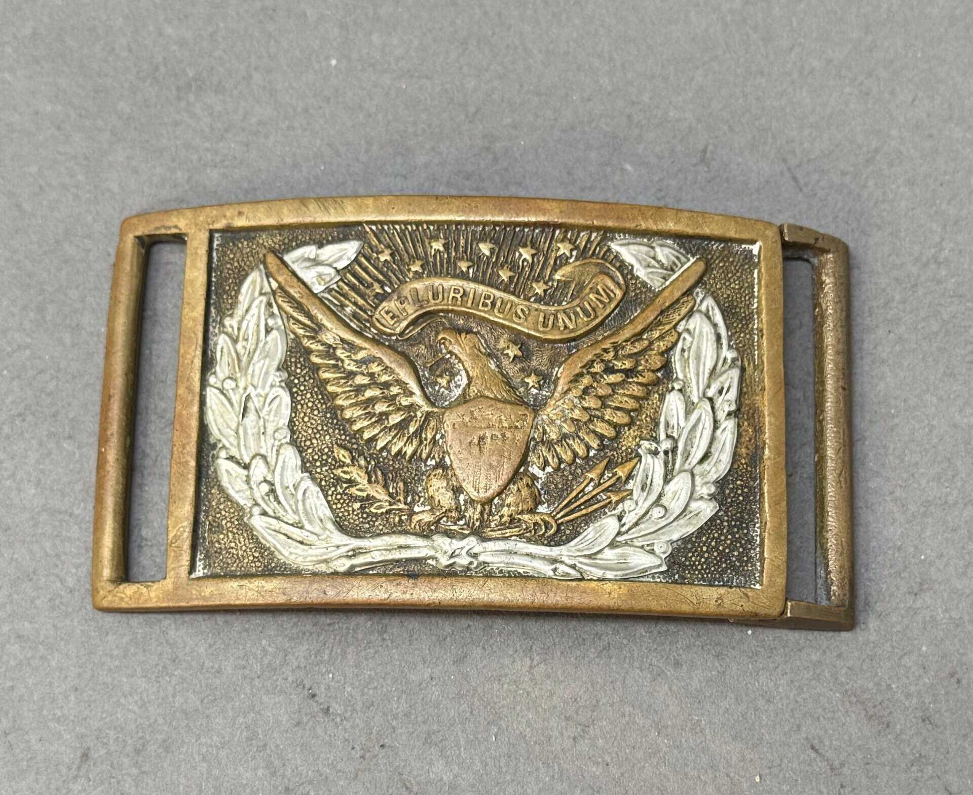Civil War NCO Eagle Sword Belt Plate - Gettysburg Museum COA