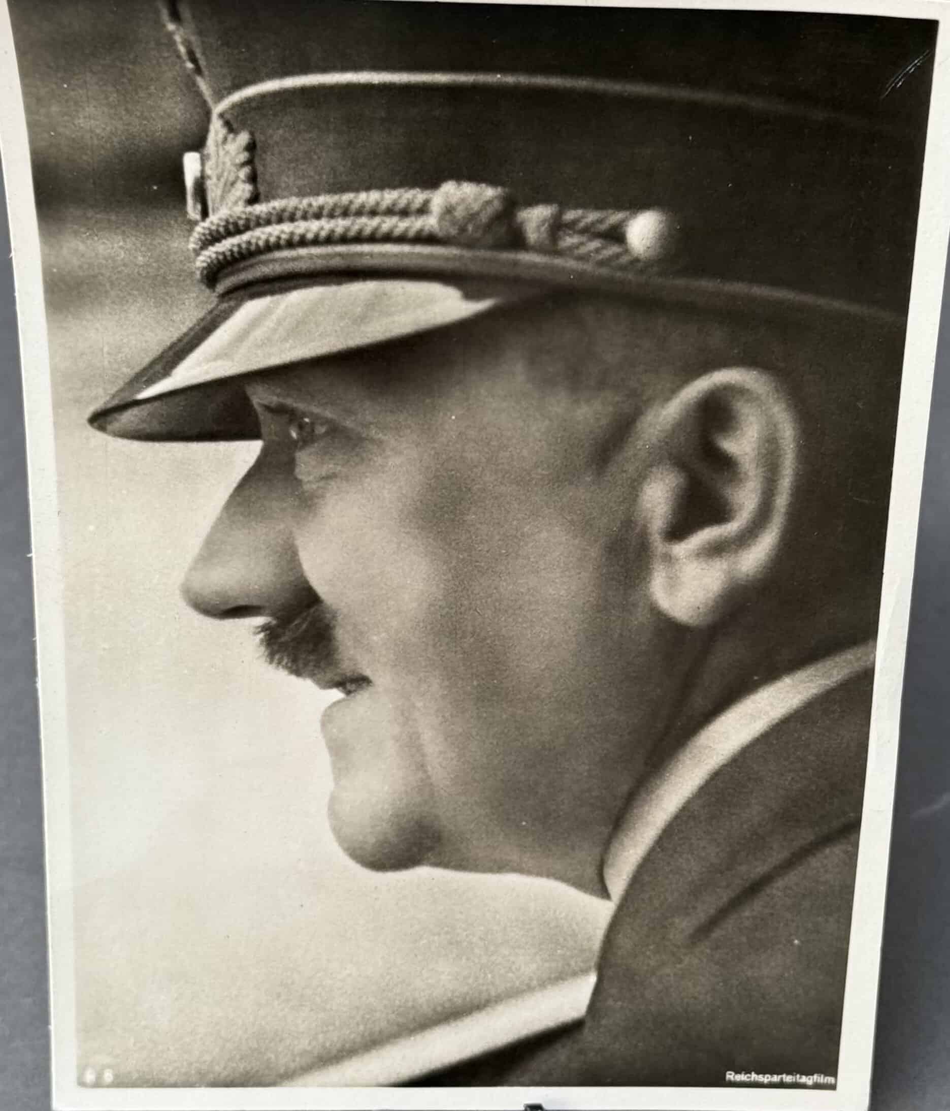 Rare 1930s Adolf Hitler Postcard - Gettysburg Museum COA