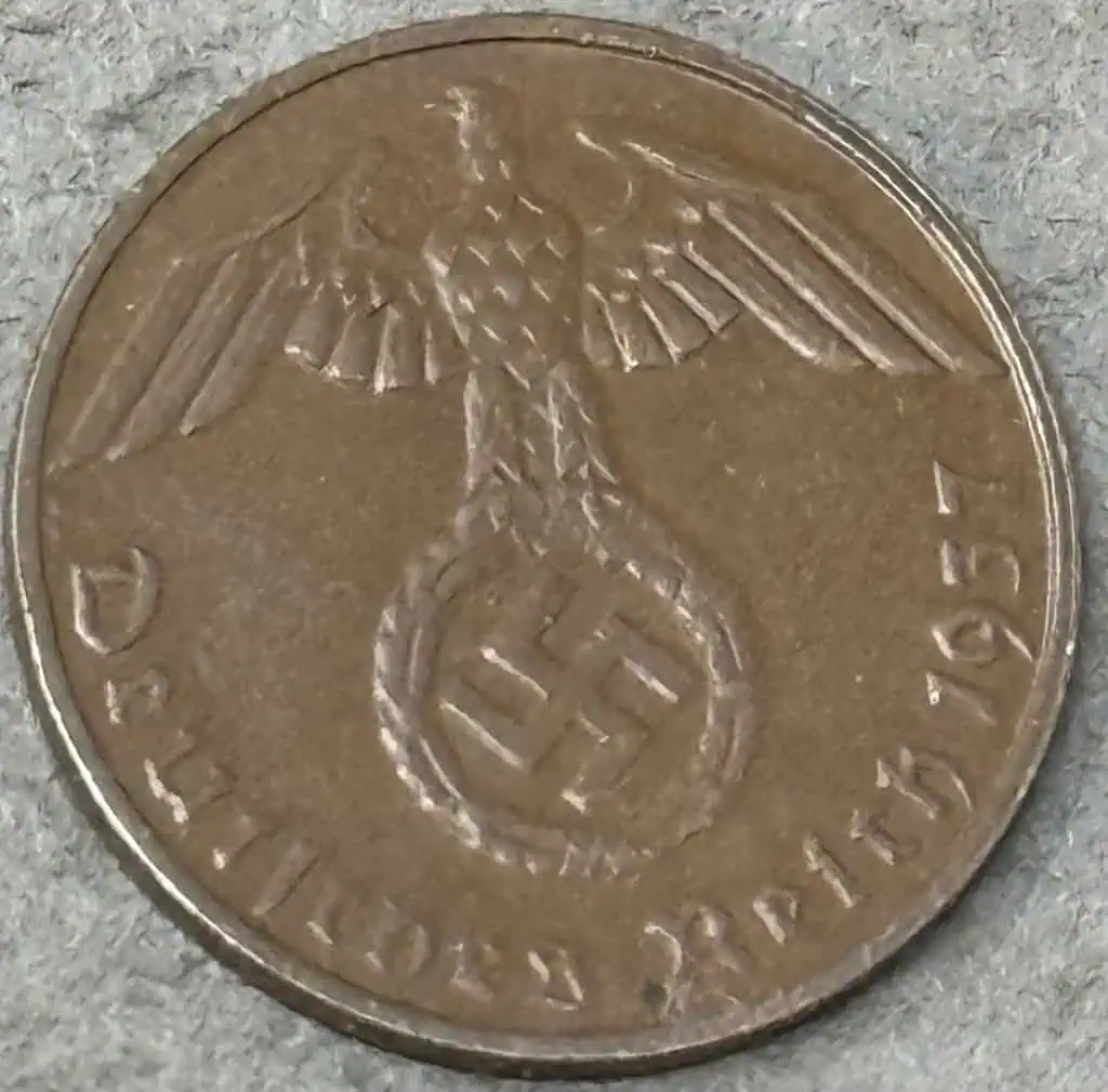 Rare WWII Third Reich Coin Collection - 11 Certified COA
