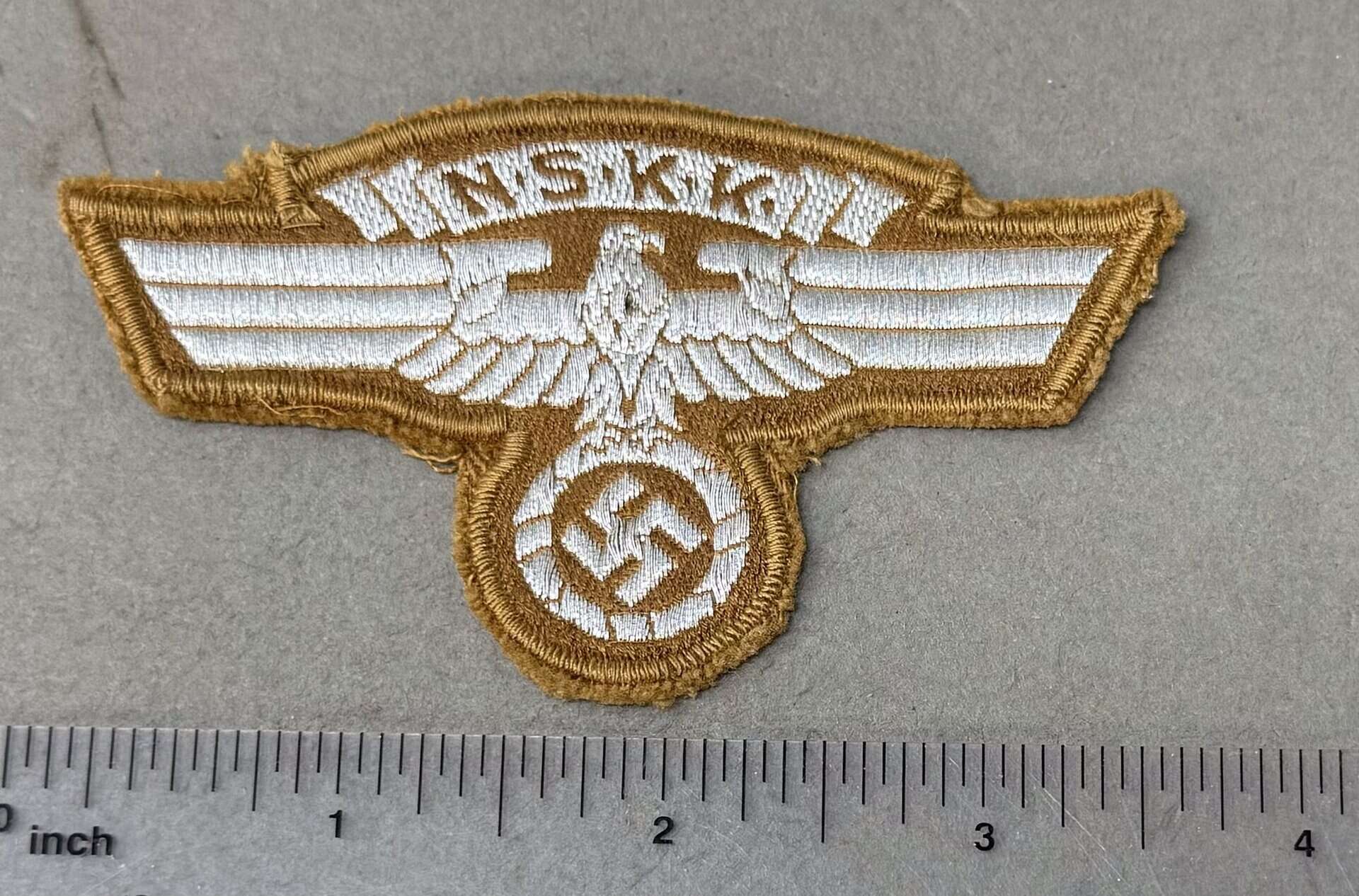 Authentic WWII German Eagle Badge Nskk | Museum COA