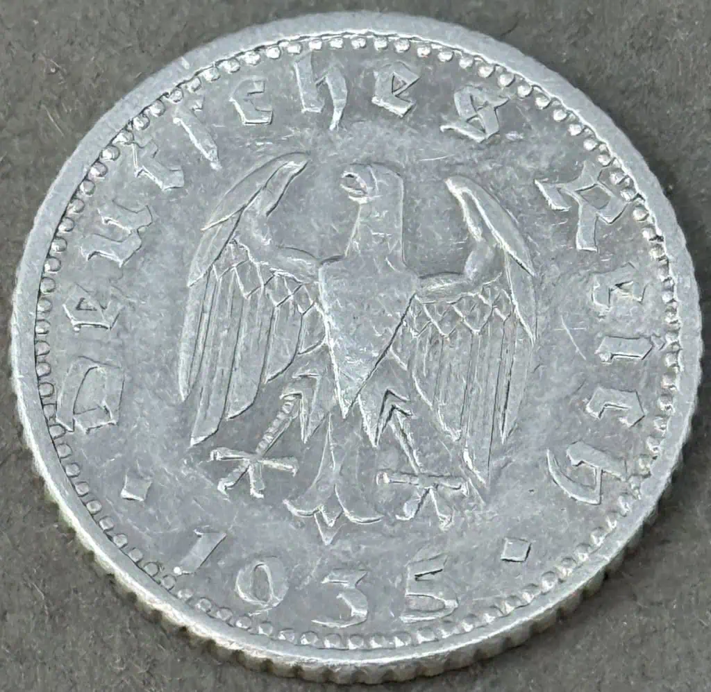 Rare WWII Third Reich Coin Collection - 11 Certified COA