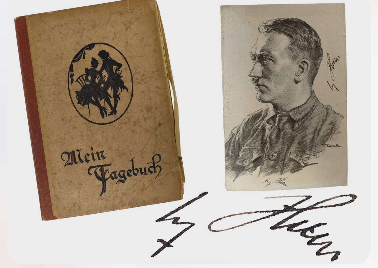 Rare Museum-Certified Hitler Signed Autograph Archive
