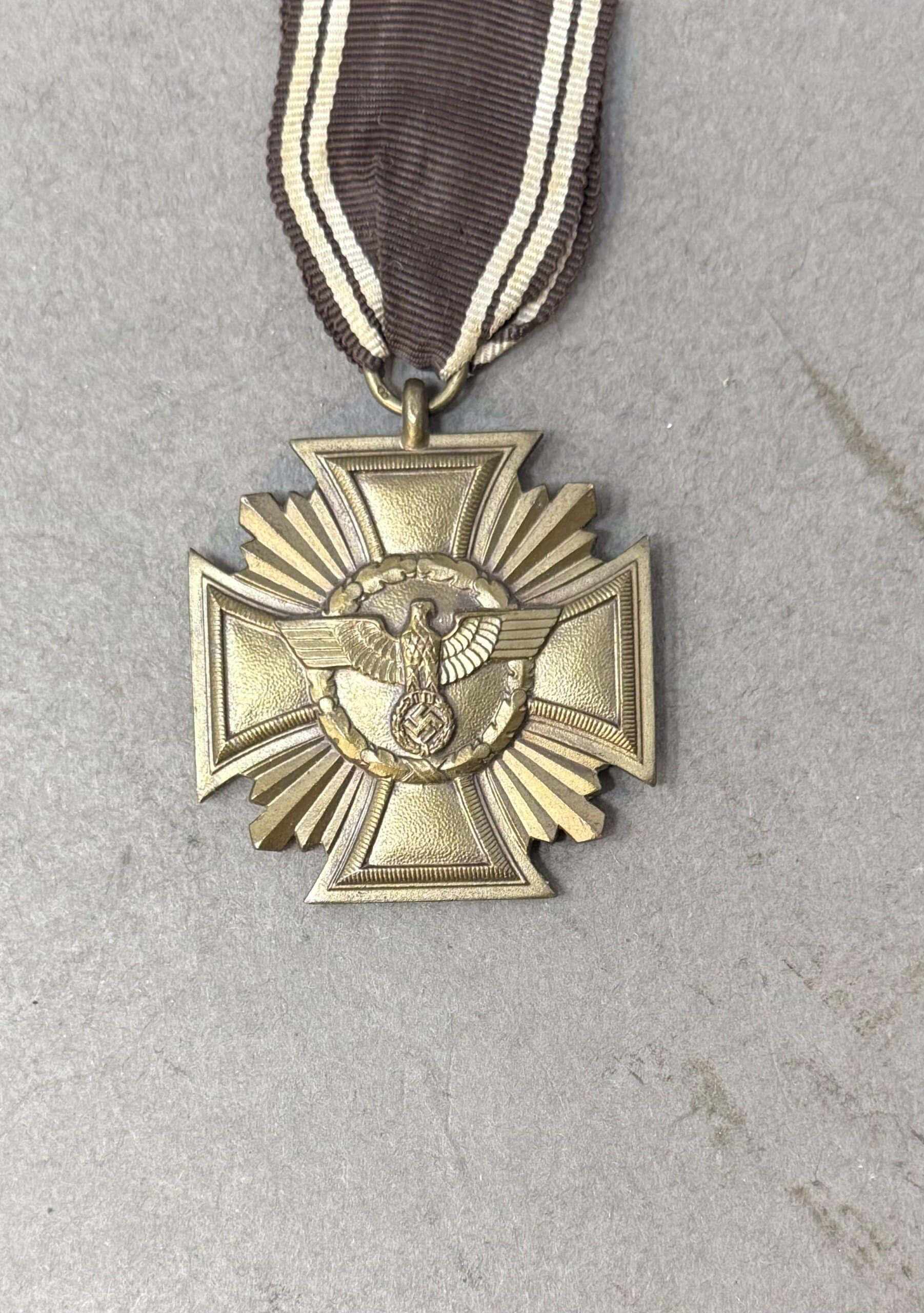 Rare NSDAP (Nazi) 10-Year Service Award – Museum COA