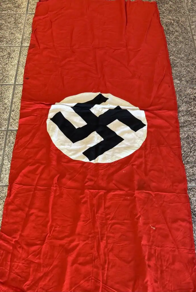 WWII German NSDAP Flag – Gettysburg Museum Certified
