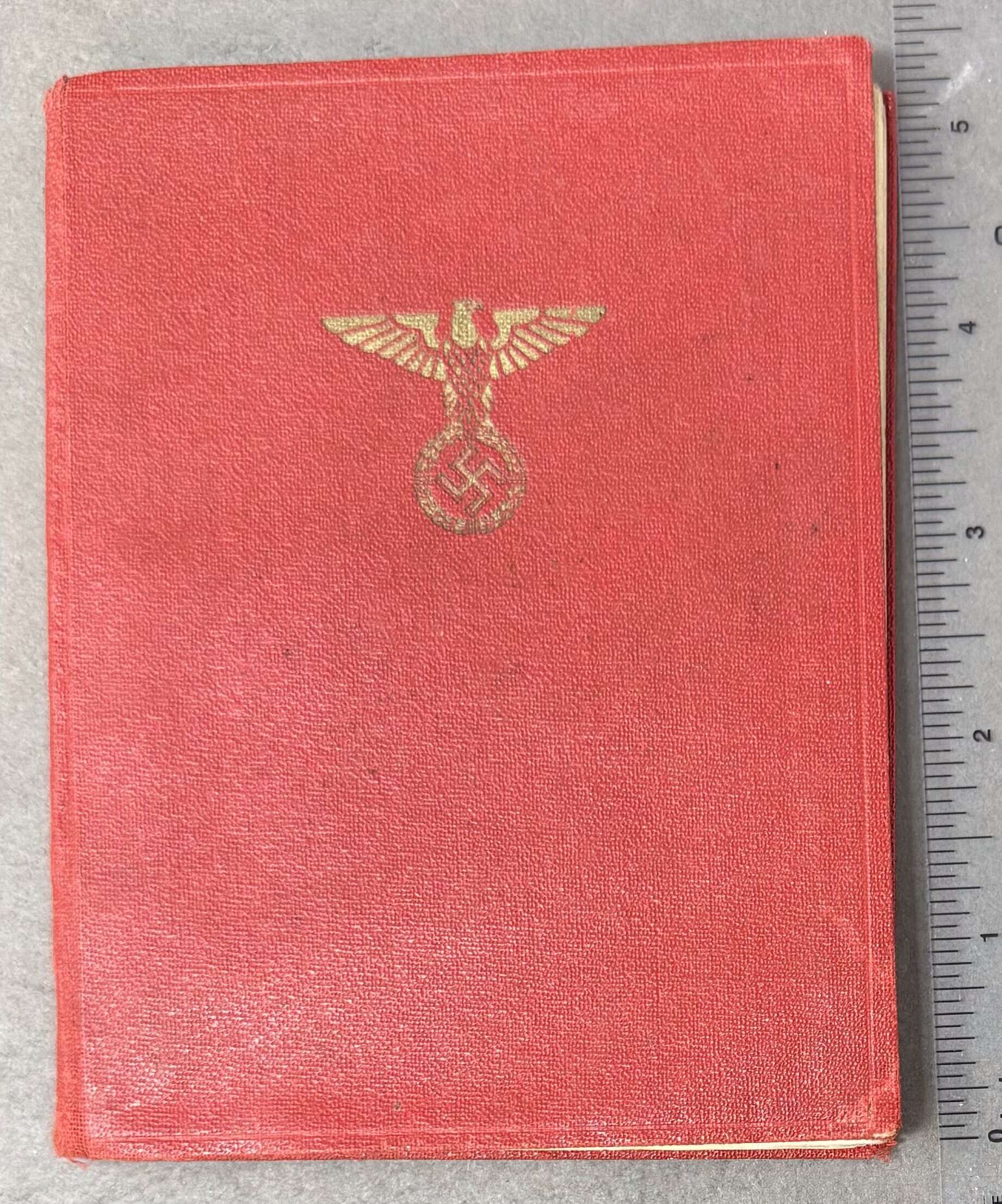 Rare NSDAP SA Leader ID & Membership Book – Museum Certified