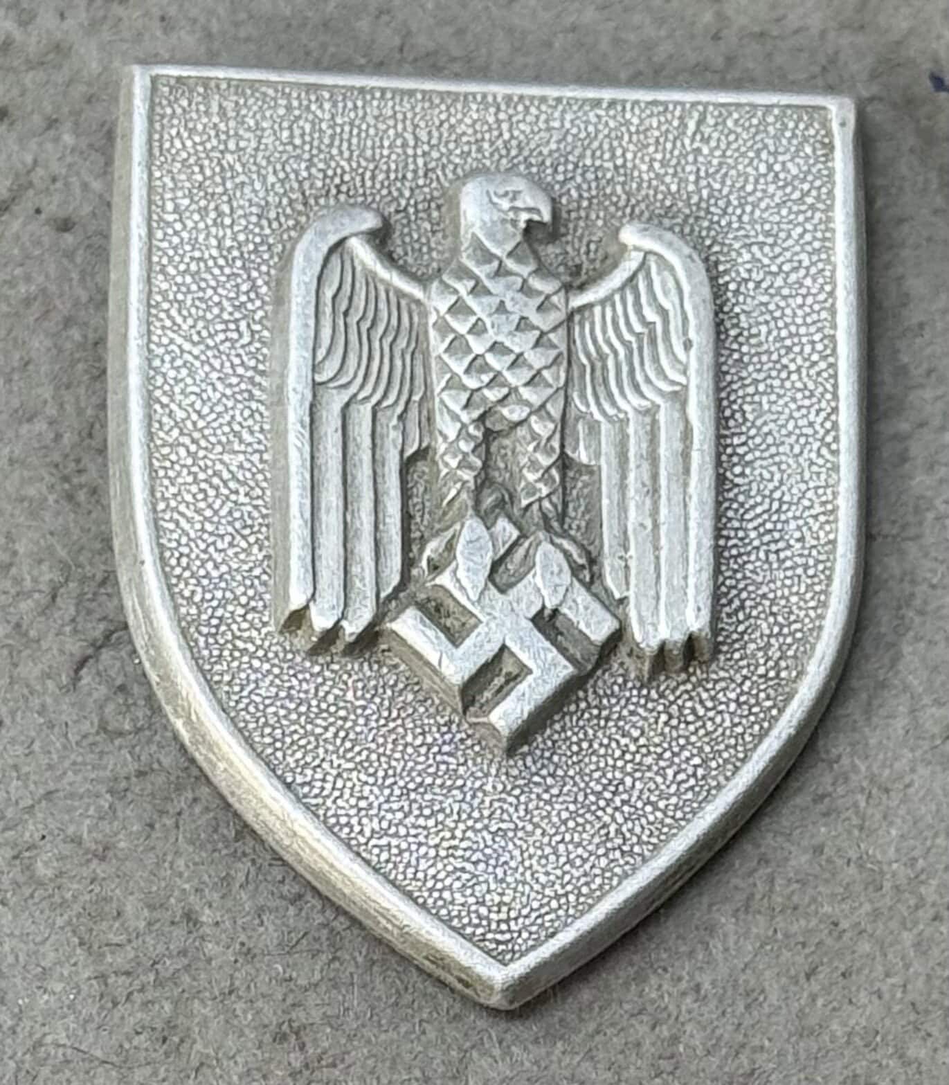 Rare WWII German Marksman Lanyard Shield | GI Bring-Back COA