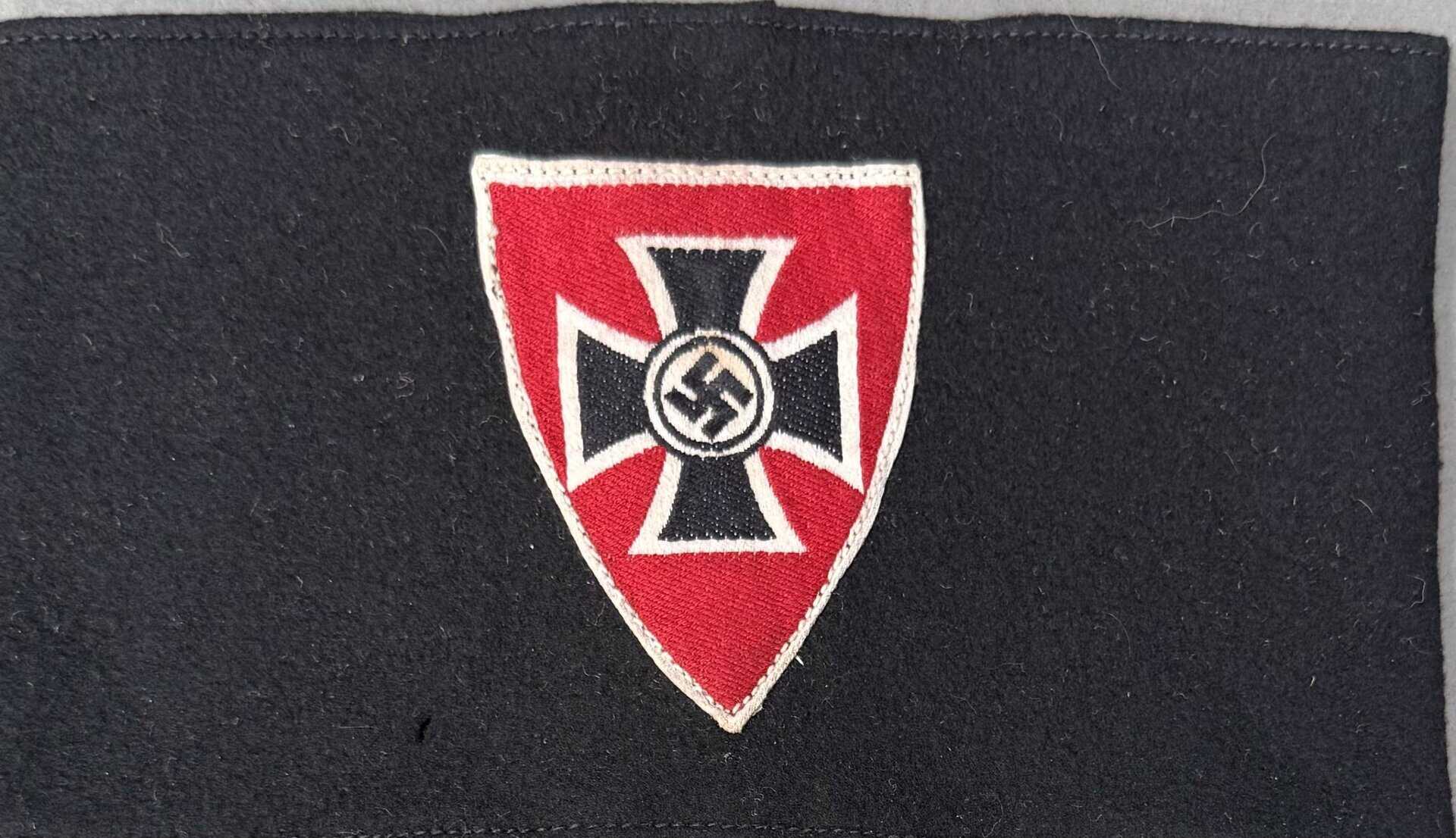 Original WWII NSDAP NS-RKB Armband – U.S. Bring-Back COA