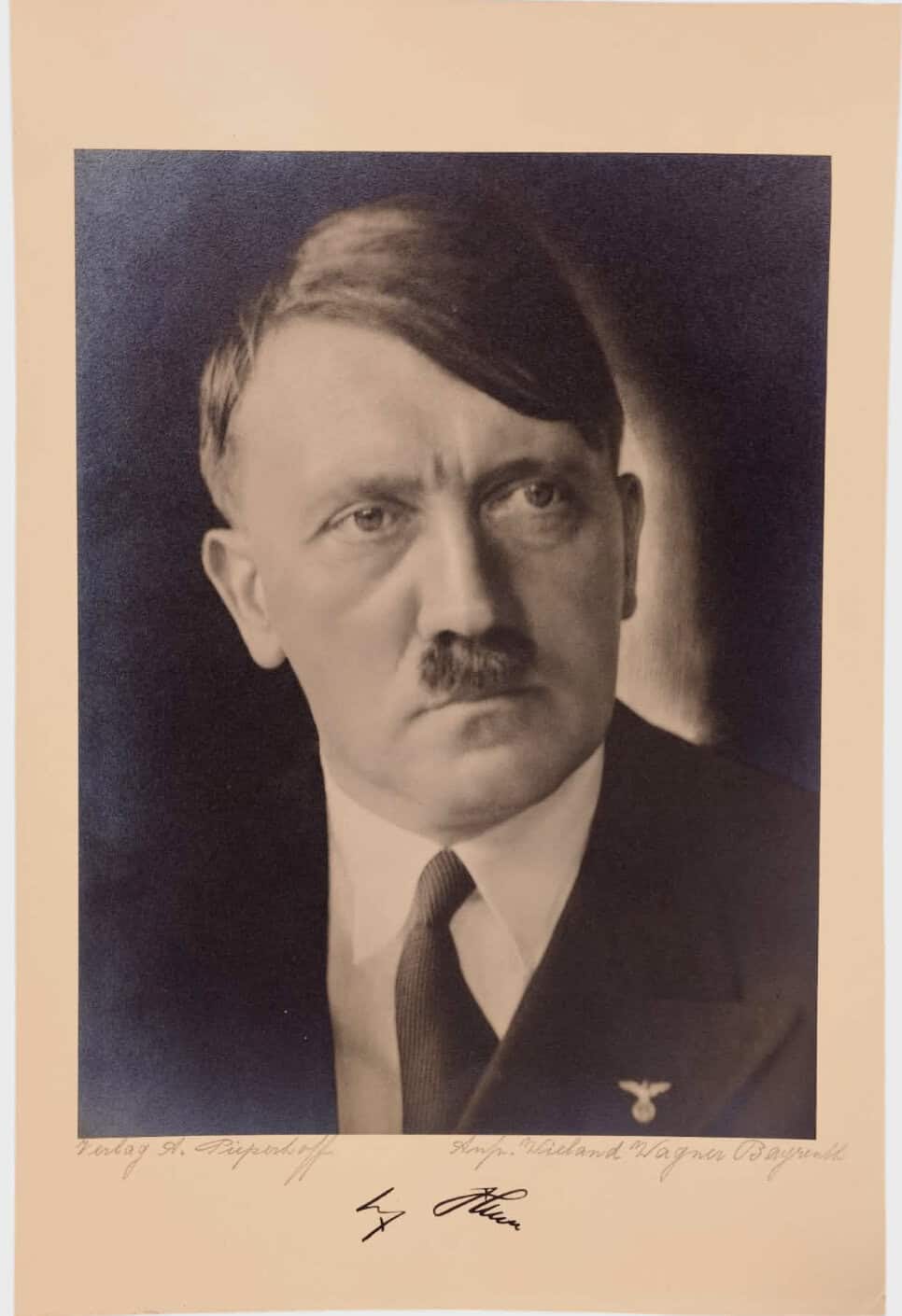 Adolf Hitler Signed Photo - Rare Collector's Item for Sale