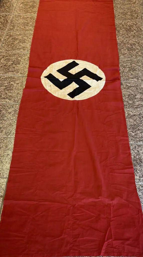 WWII German NSDAP Flag – Gettysburg Museum Certified