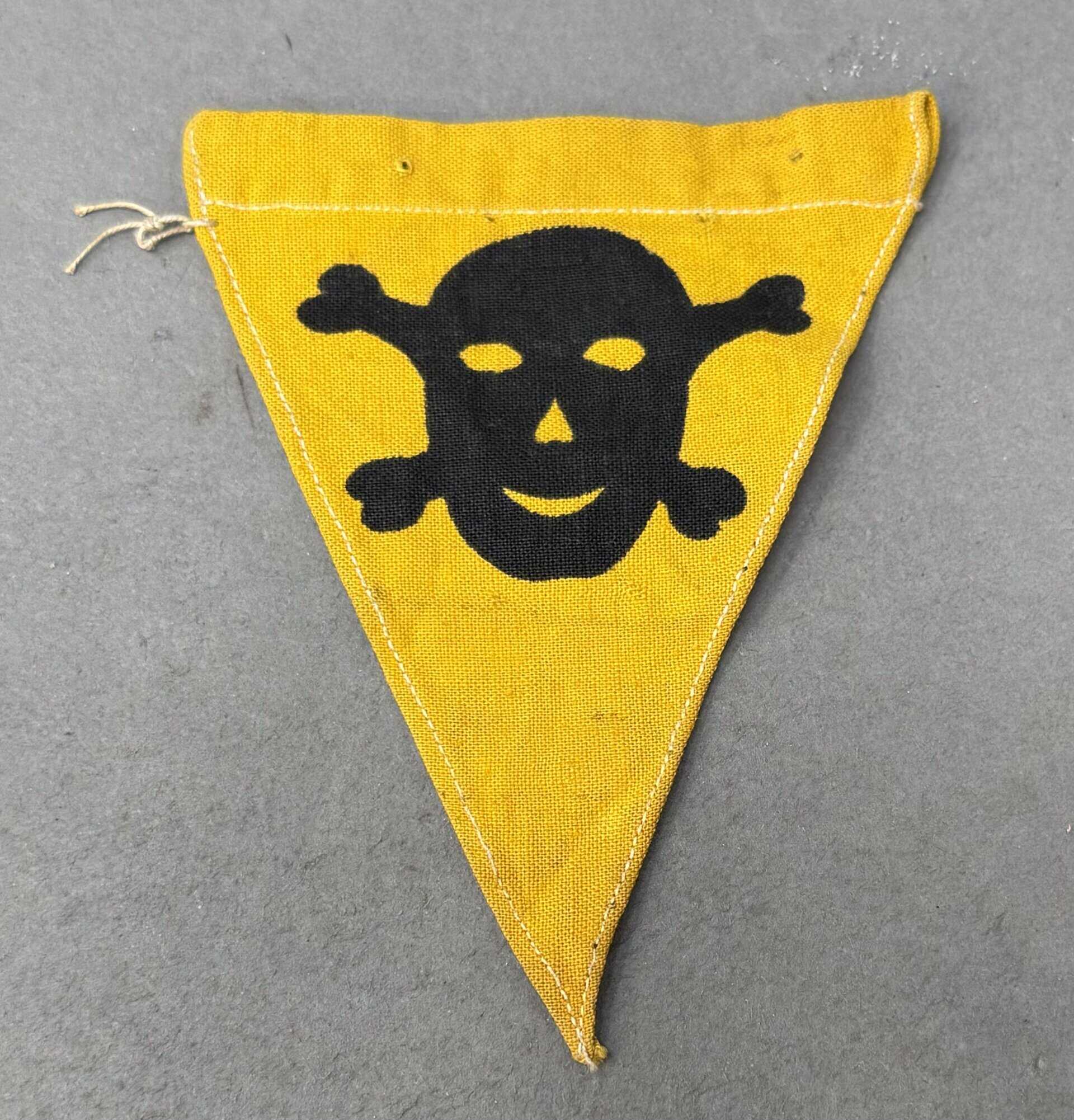 Buy WWII German Flag Minefield | Museum COA Artifact